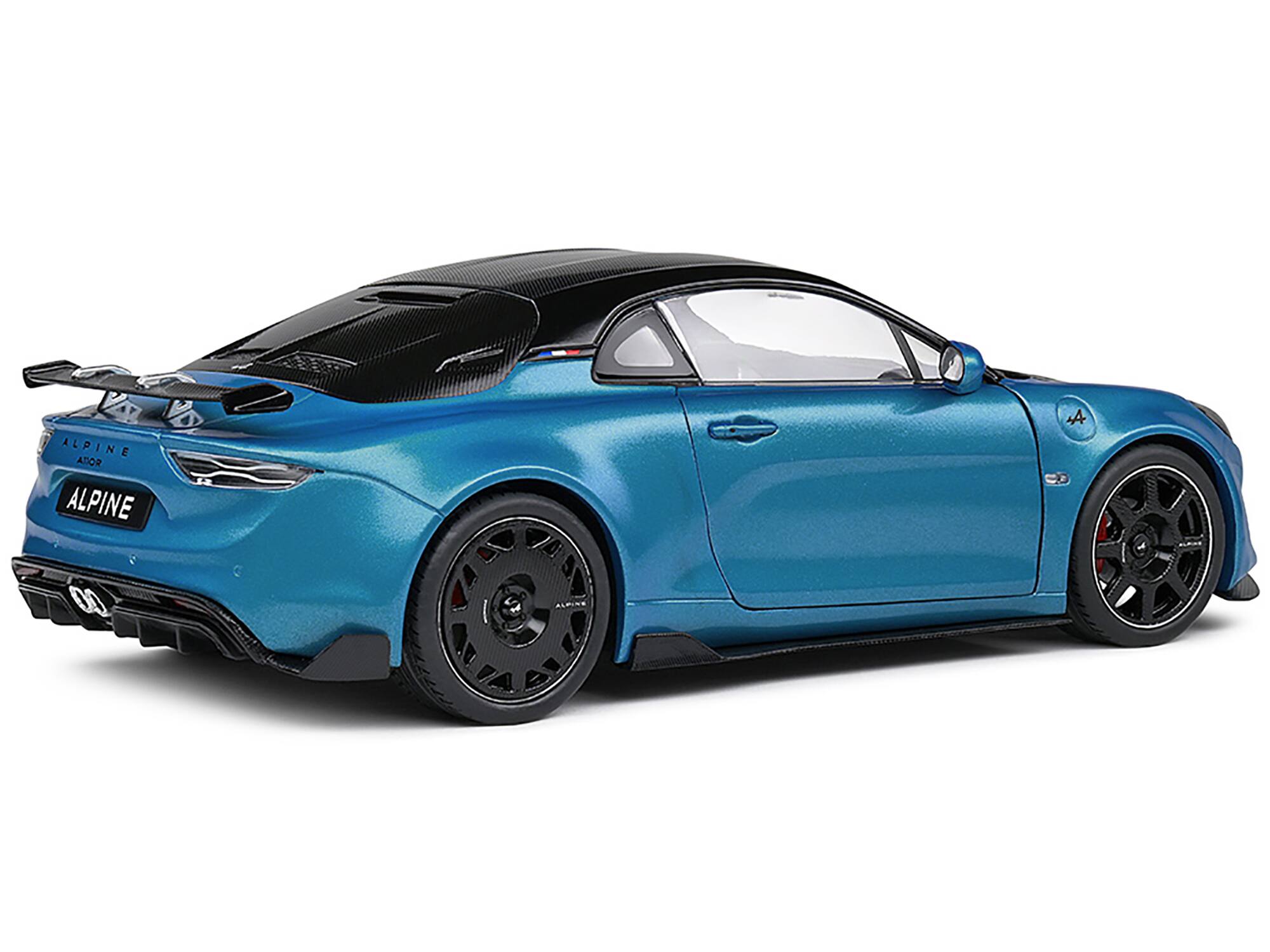 2023 Alpine A100 Radicale with Carbon Hood and Top 1/18 Diecast Model ...