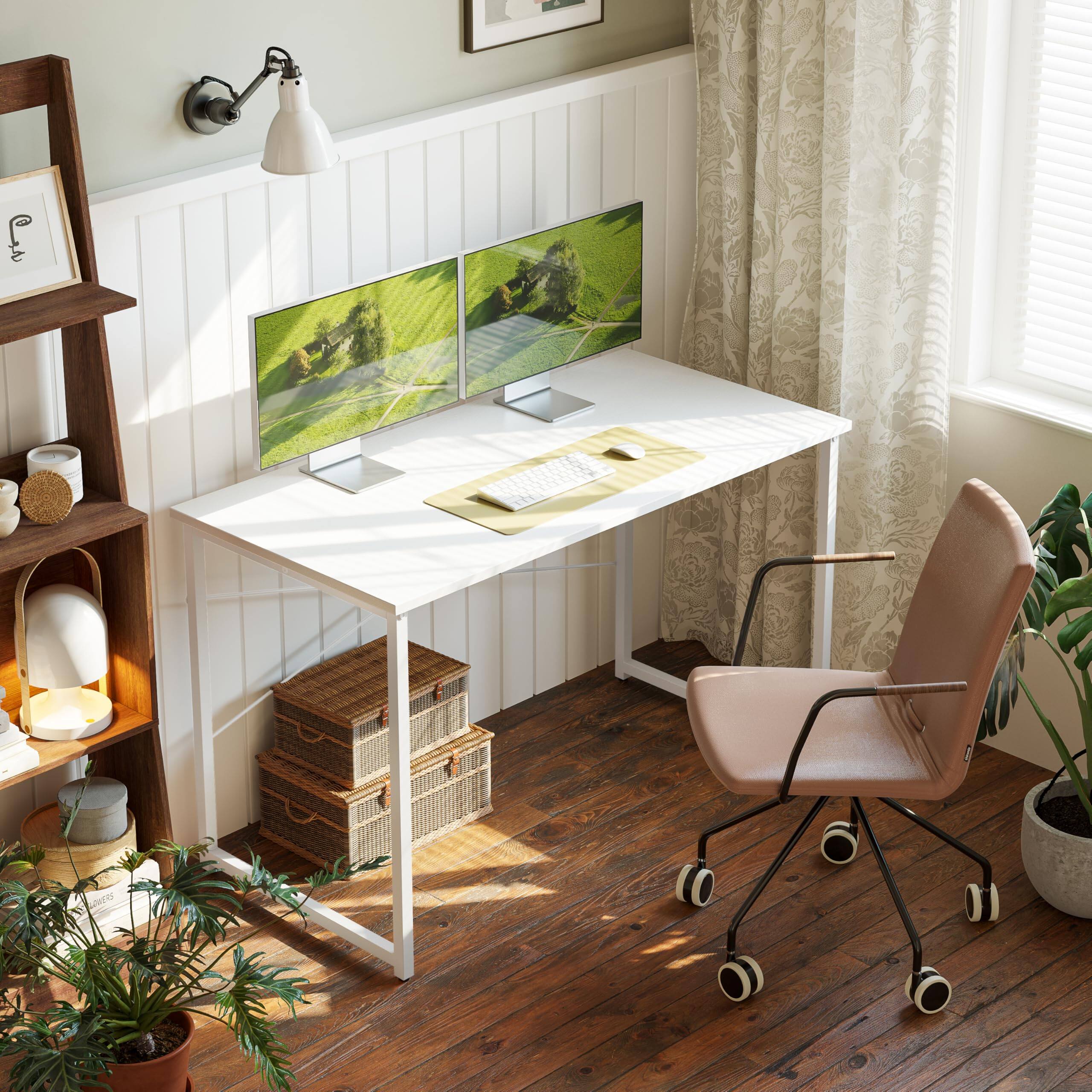 Fabibe Computer Desk 40" Study Writing Table For Home Office Modern ...