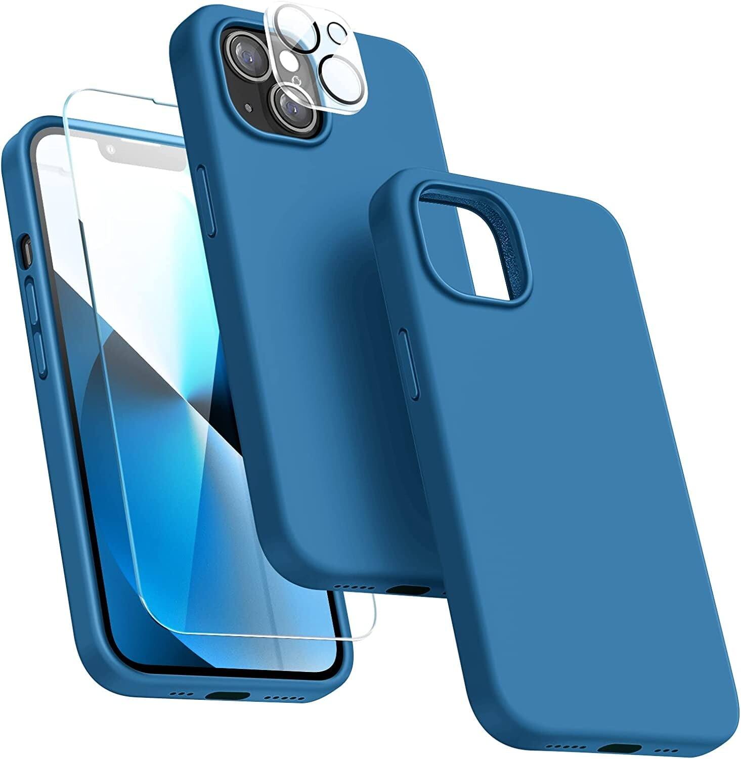 Entronix 3 in 1 Bundle: Liquid Silicone Case, Screen Protector & Camera ...