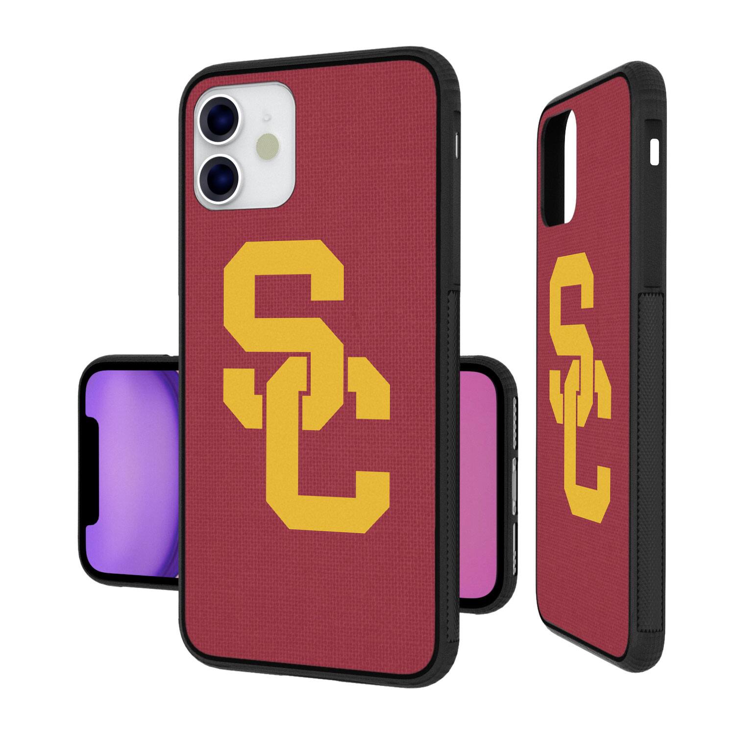 Keyscaper NCAA USC Trojans iPhone Solid Design Bump Case 15 Pro Max ...