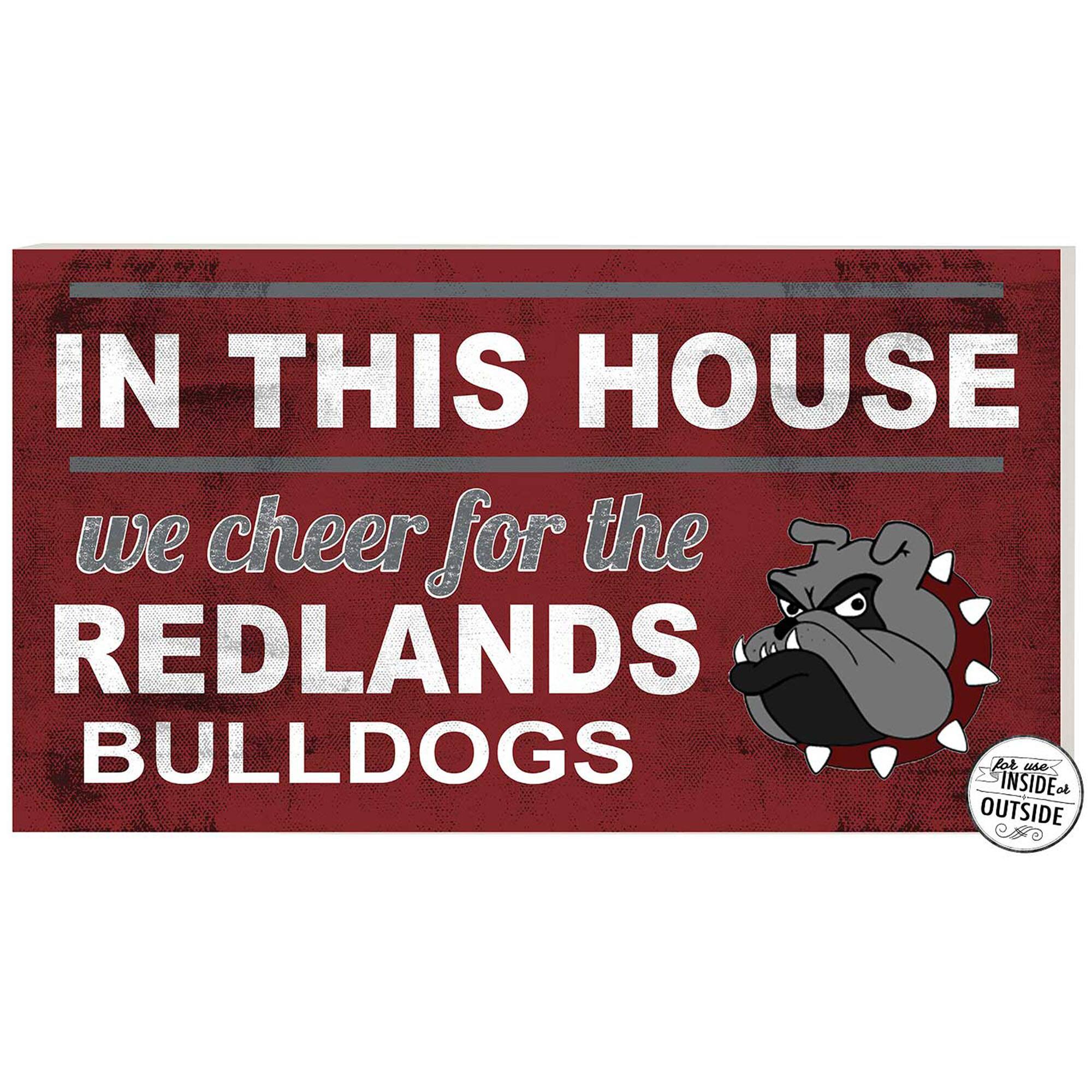 Jardine University of Redlands Bulldogs 11" x 20" Indoor/Outdoor In ...