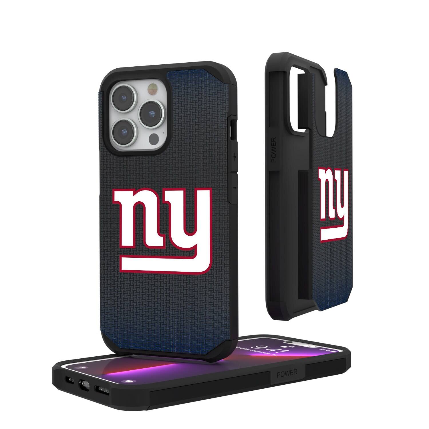 Keyscaper NFL New York Giants Linen Logo iPhone Rugged Case 16 Pro Max ...