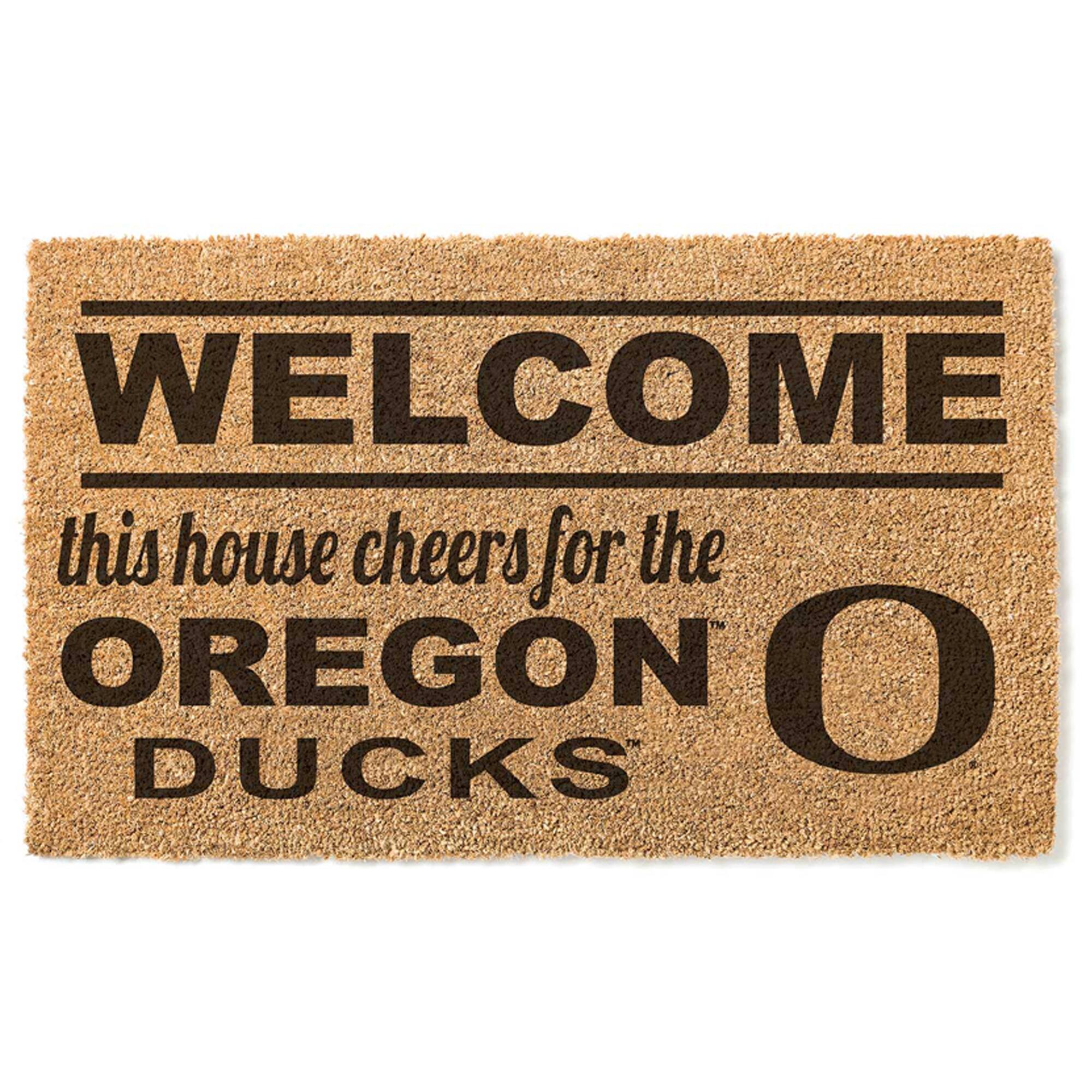 Jardine Oregon Ducks 18" x 30" Welcome Doormat Brown 4381702 - Best Buy