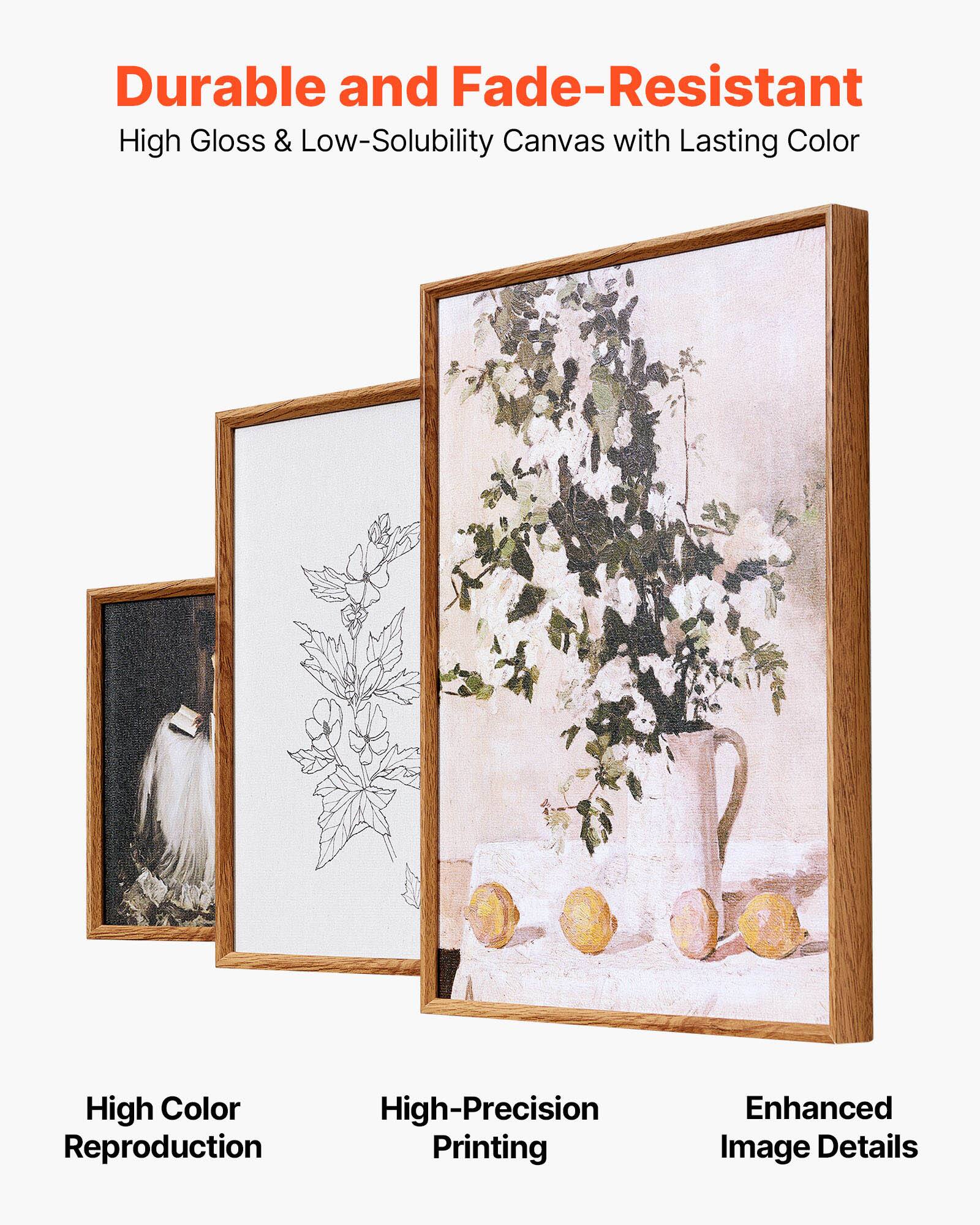 VEVOR 16 PCS Framed Wall Art Prints, Vintage Eclectic Art Decor ...