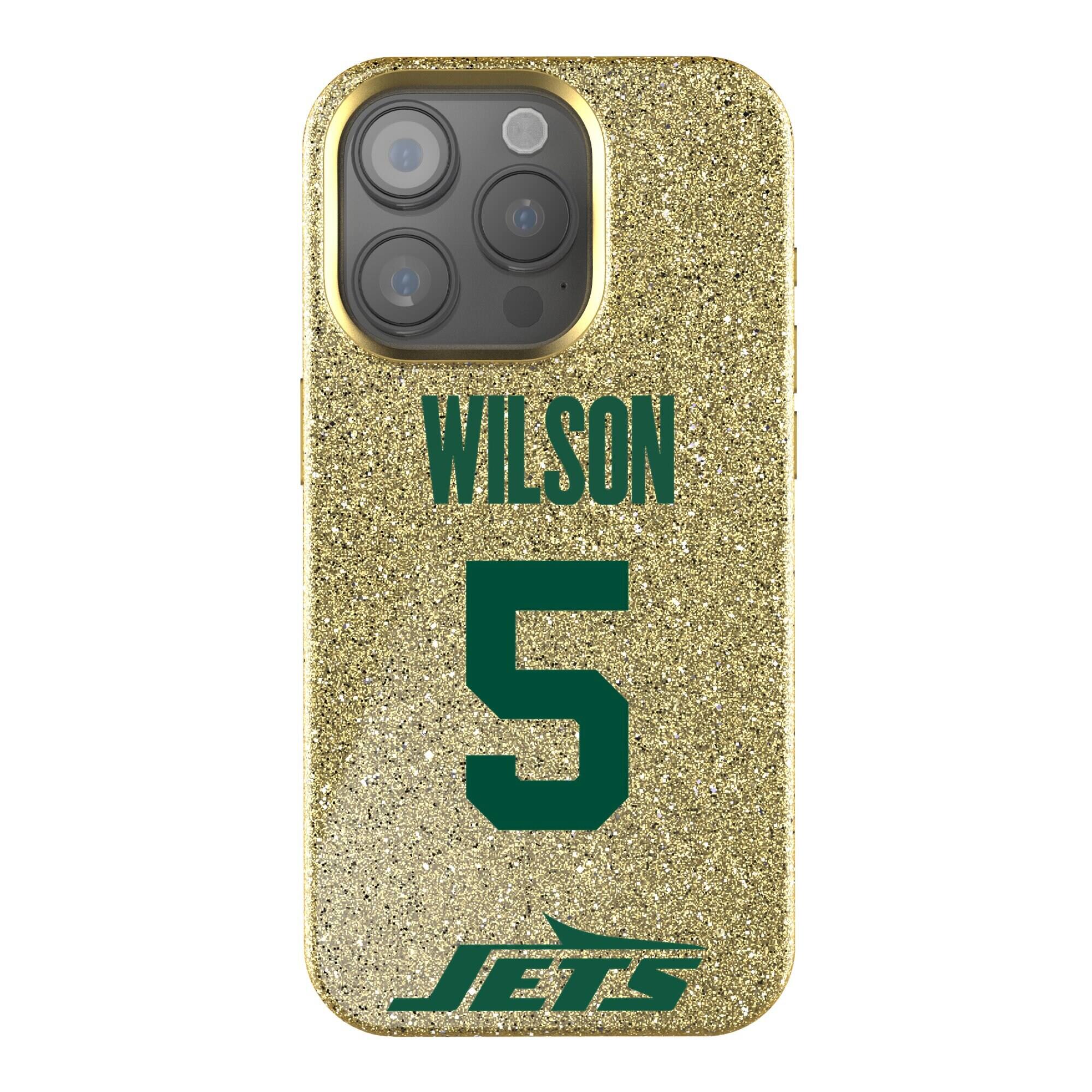 Keyscaper NFL New York Jets Garrett Bling iPhone Case 15 Pro Gold ...