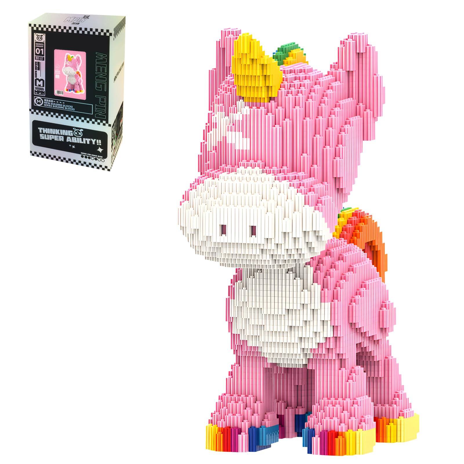 EZTW1 Unicorn Animal Building Blocks Set Donkey Gift For Adults And ...