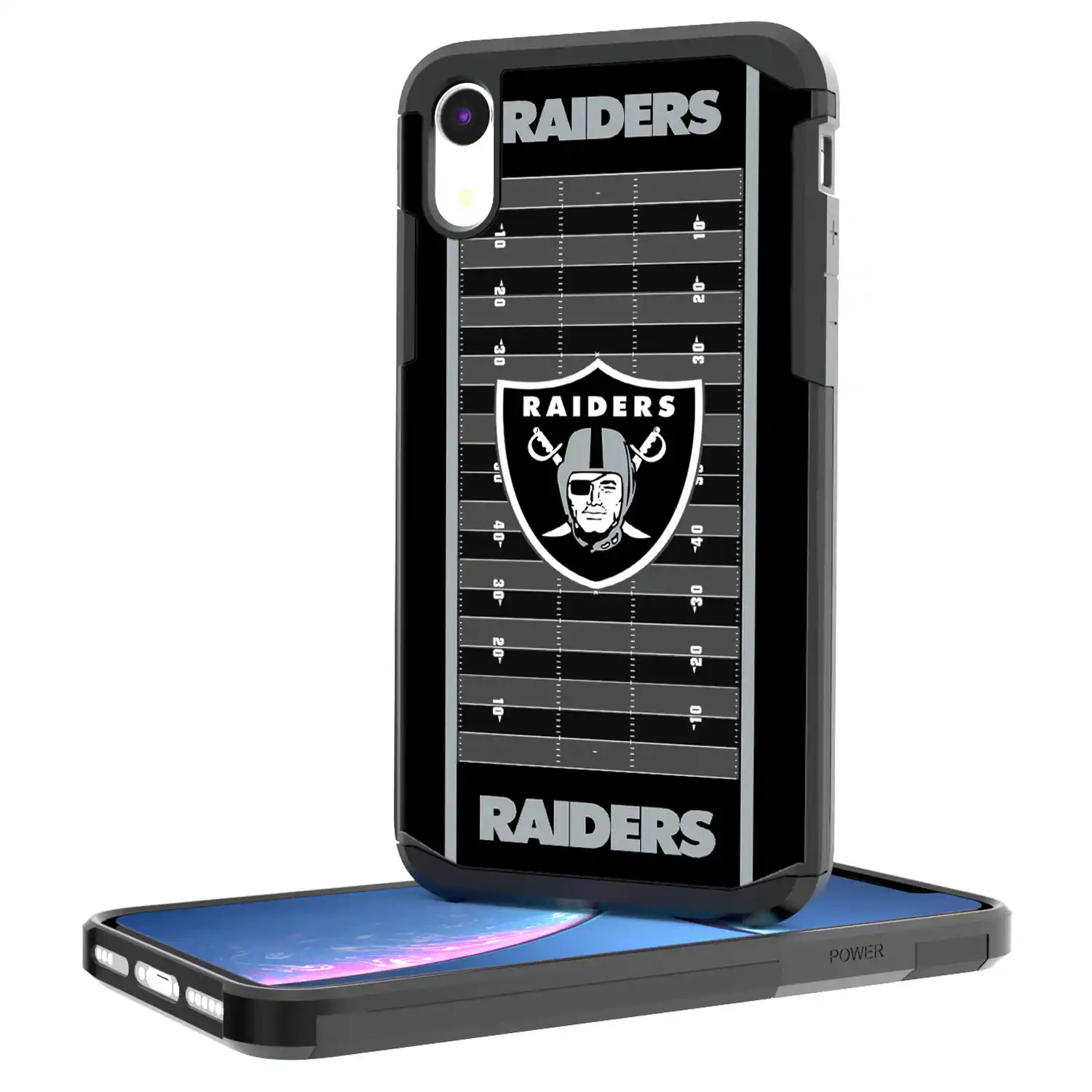 Keyscaper NFL Las Vegas Raiders iPhone Rugged Field Design Case 16 Plus ...
