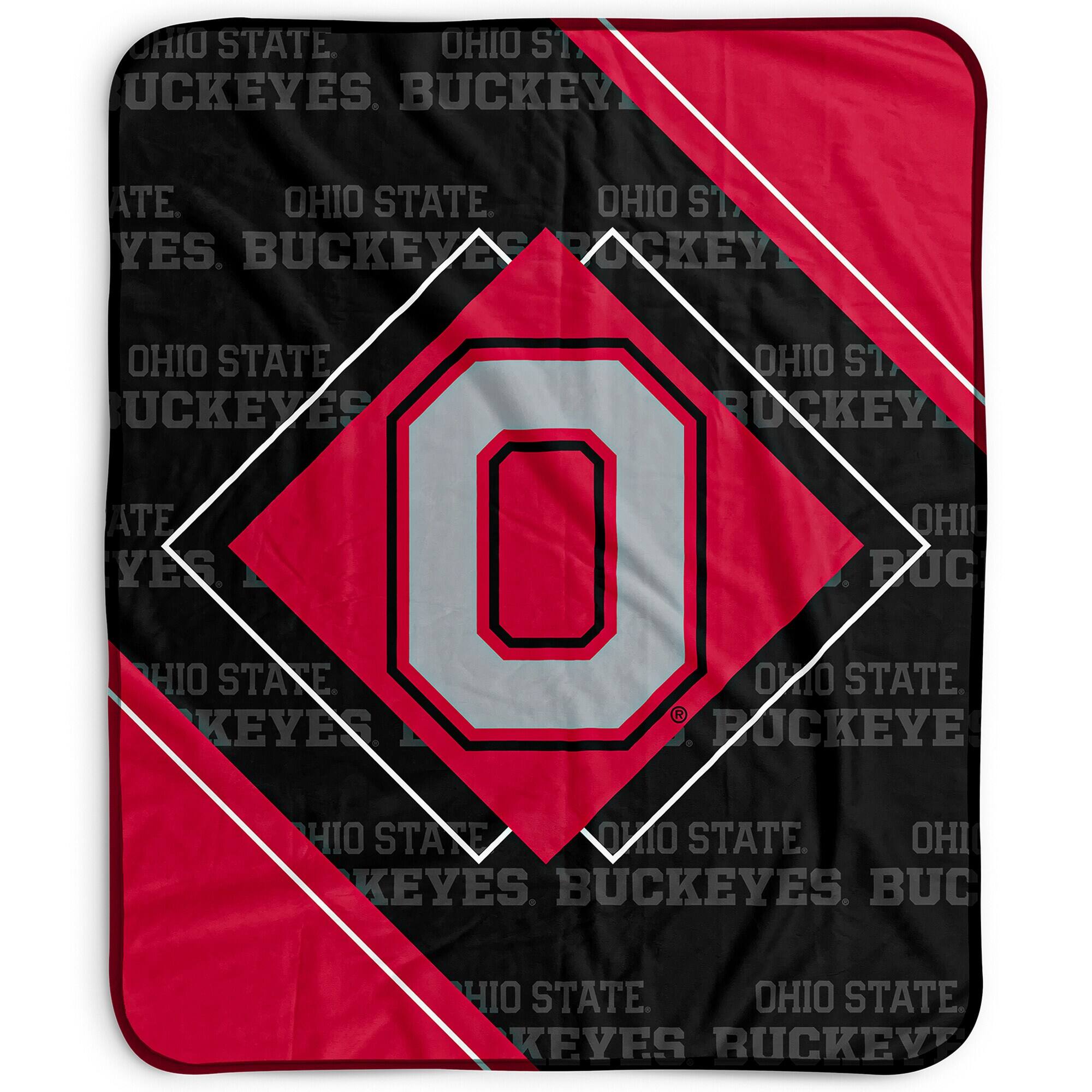Pegasus Ohio State Buckeyes 50" x 60" Diamond Logo Fleece Blanket ...
