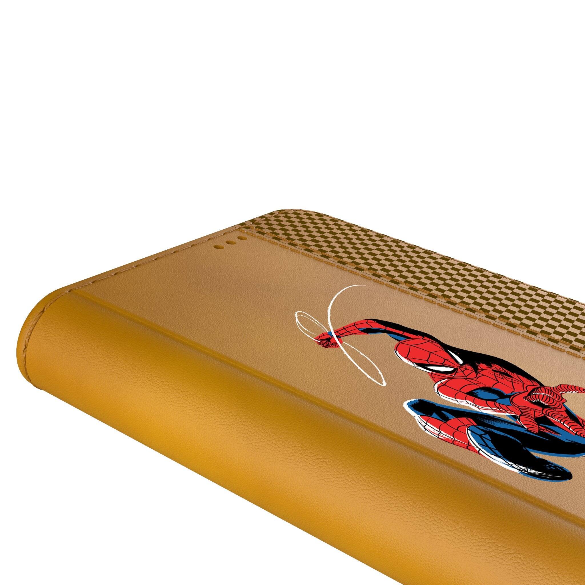 Keyscaper Marvel Badge Folio Phone Case Apple iPhone 16 Pro Spider Man ...