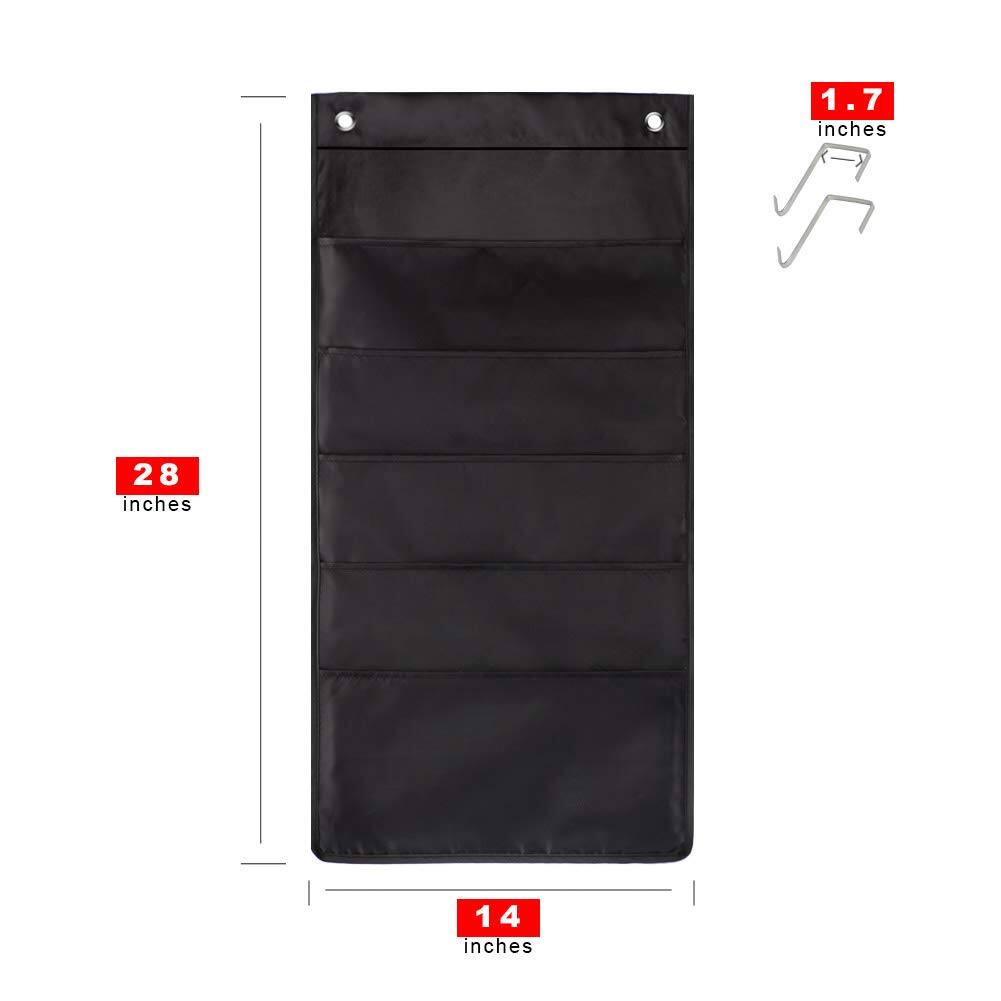 Dapper Styles Hanging Wall File Folder Organizer Storage Pocket Chart ...