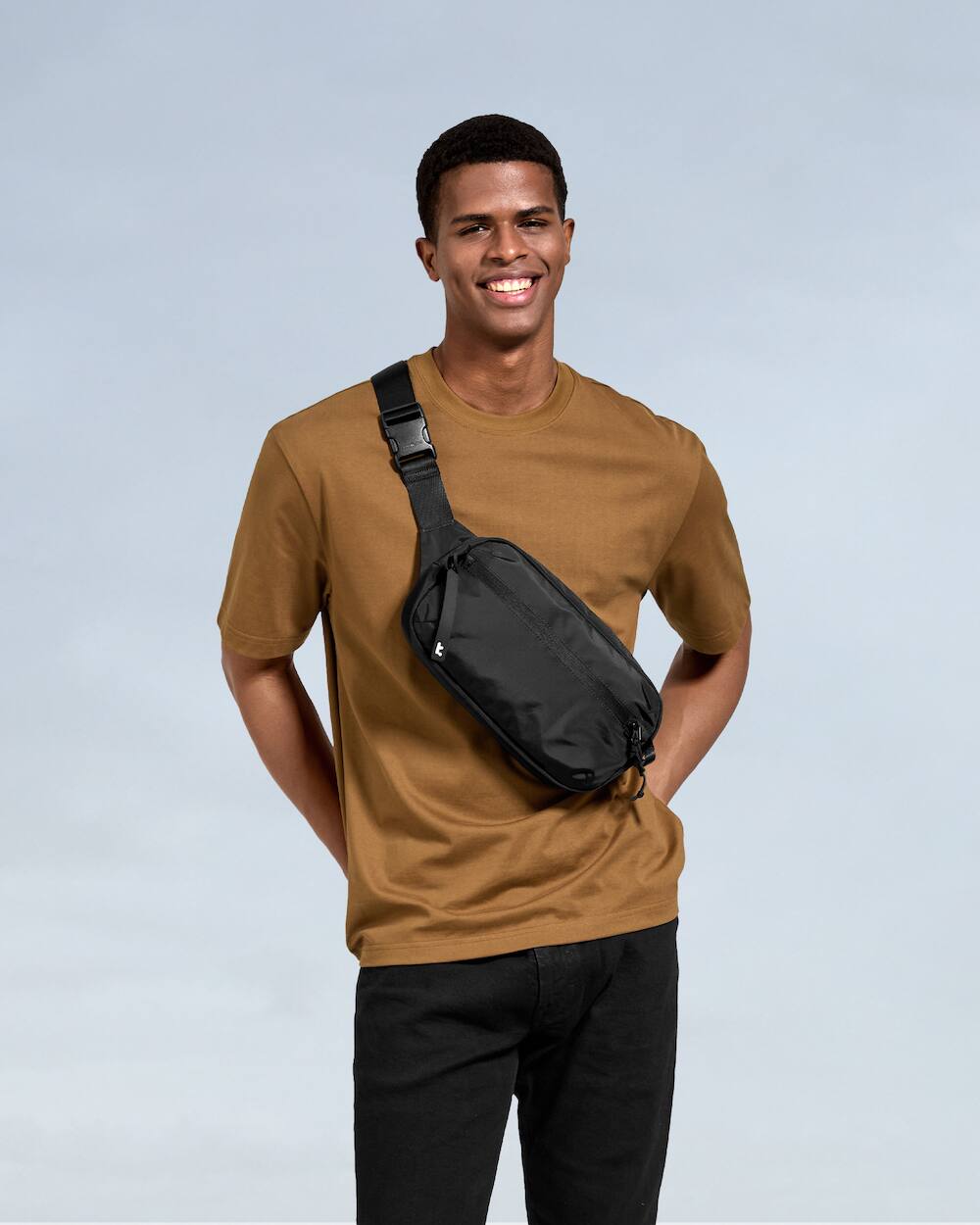 tomtoc Aviator-T33 Chest Bag Tote, 3.5L Sling Bag with RFID Blocking, Crossbody Bag for Men and ...