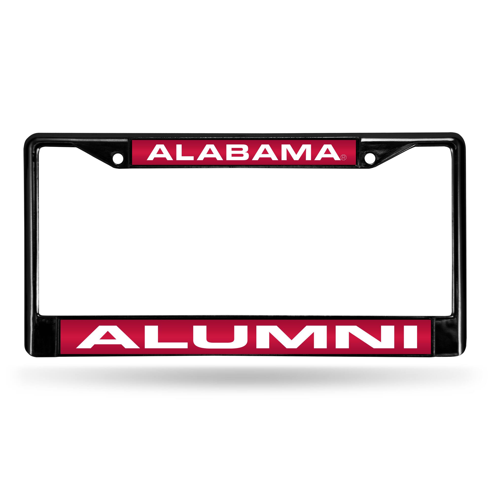 Rico Industries Alabama Crimson Tide Alumni Black Metal Laser Cut ...