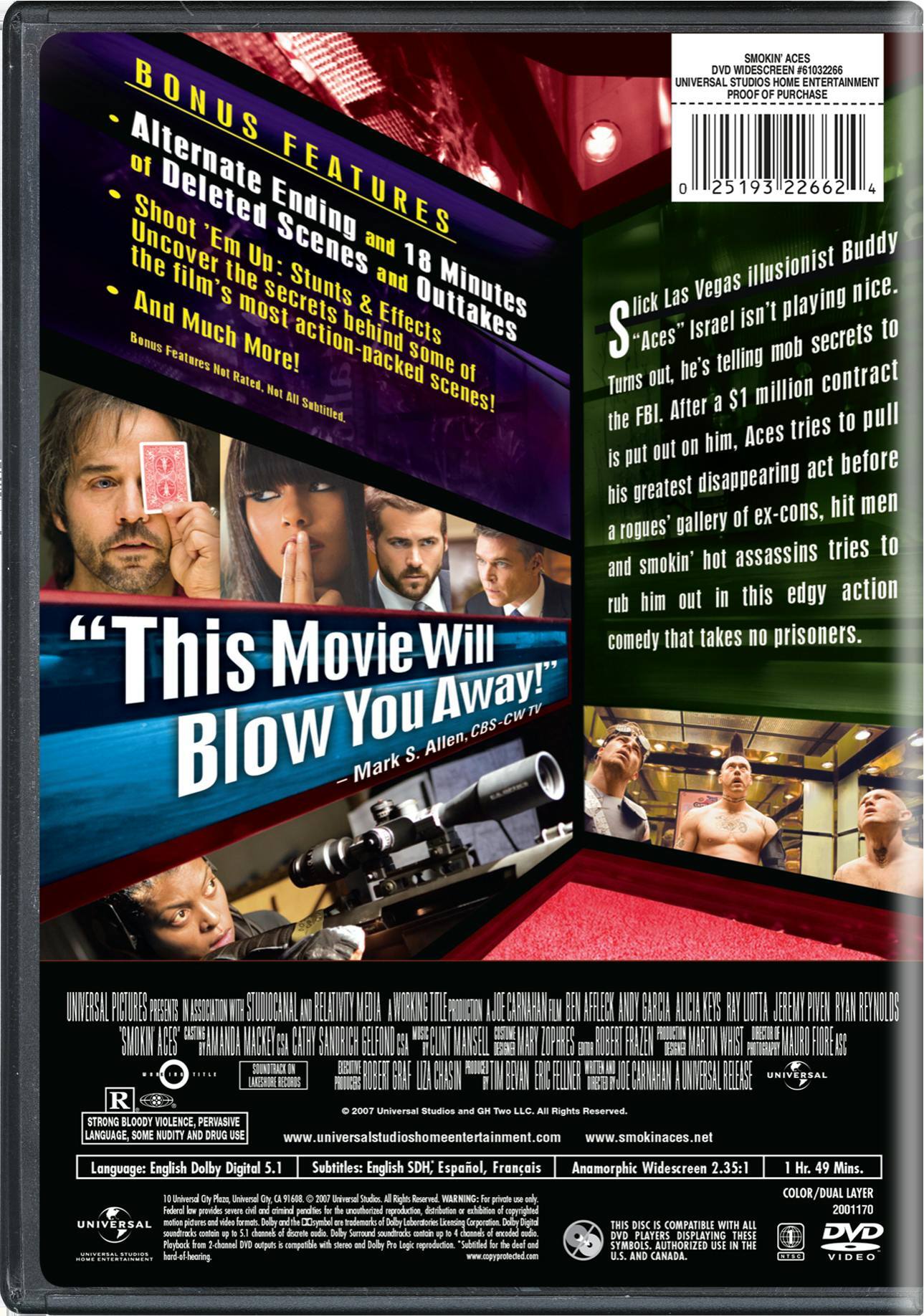 Smokin' Aces (DVD Widescreen) [DVD] [Standard] - Best Buy