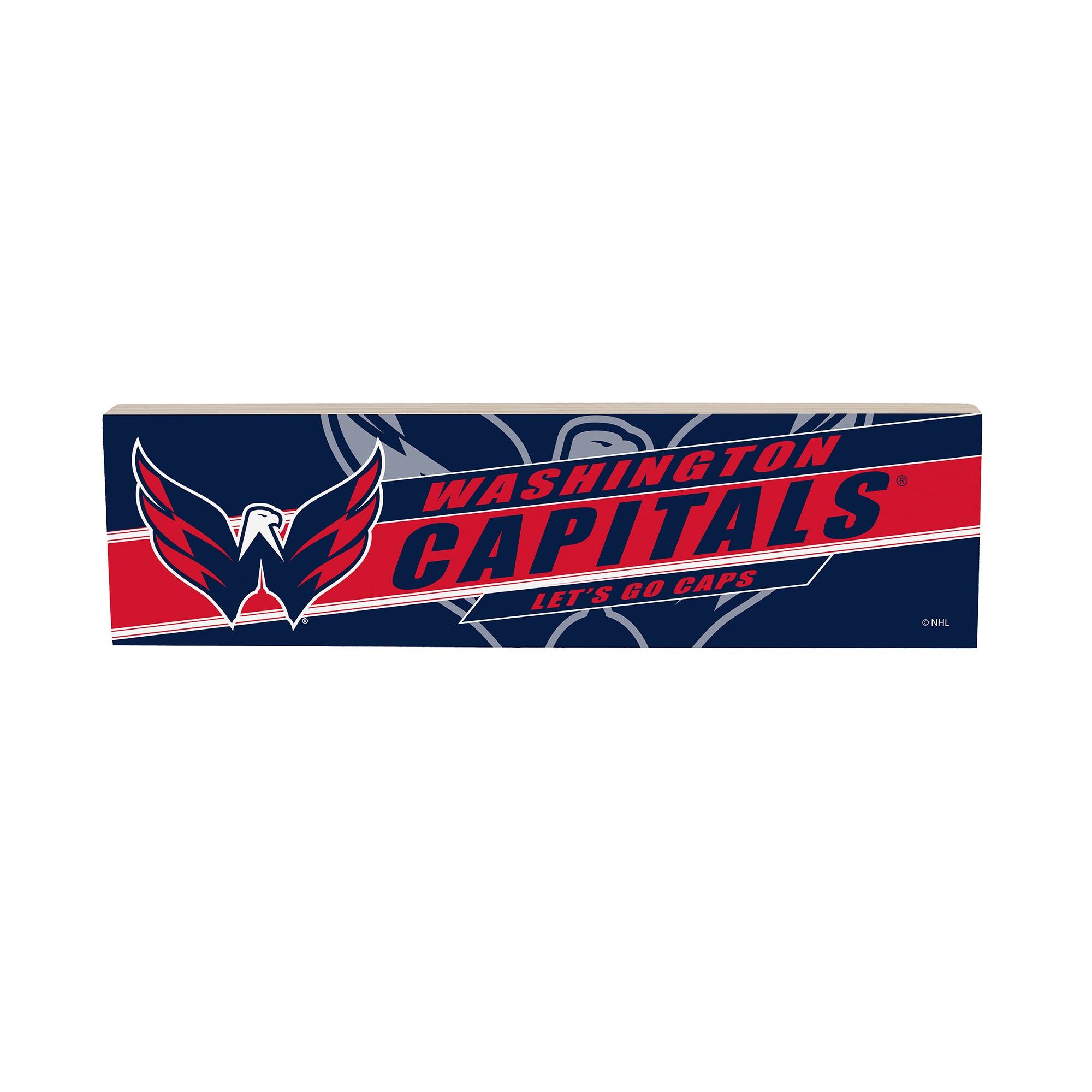 Evergreen Enterprises Washington Capitals 5" x 18" Shadow Logo Wood ...