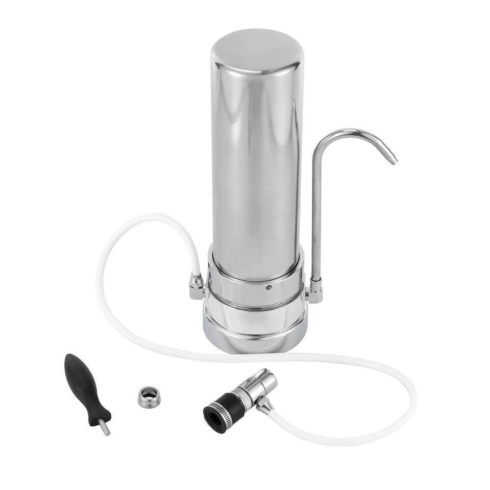Home Collection Stainless Steel Countertop Water Filtration System with ...