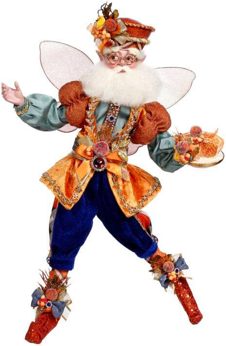 Mark Roberts Fall Harvest Pumpkin Pie Maker Fairy, Medium 17" Blue ...