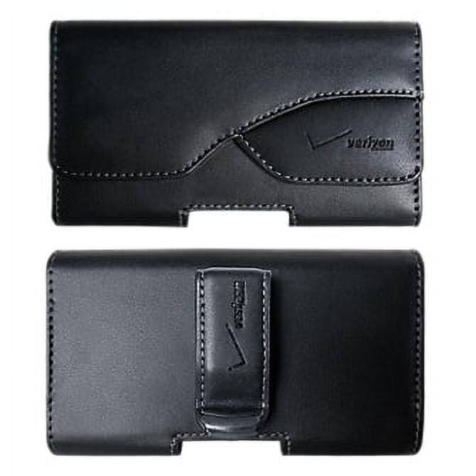 RomeTech Verizon Universal Leather Pouch Case White - Best Buy