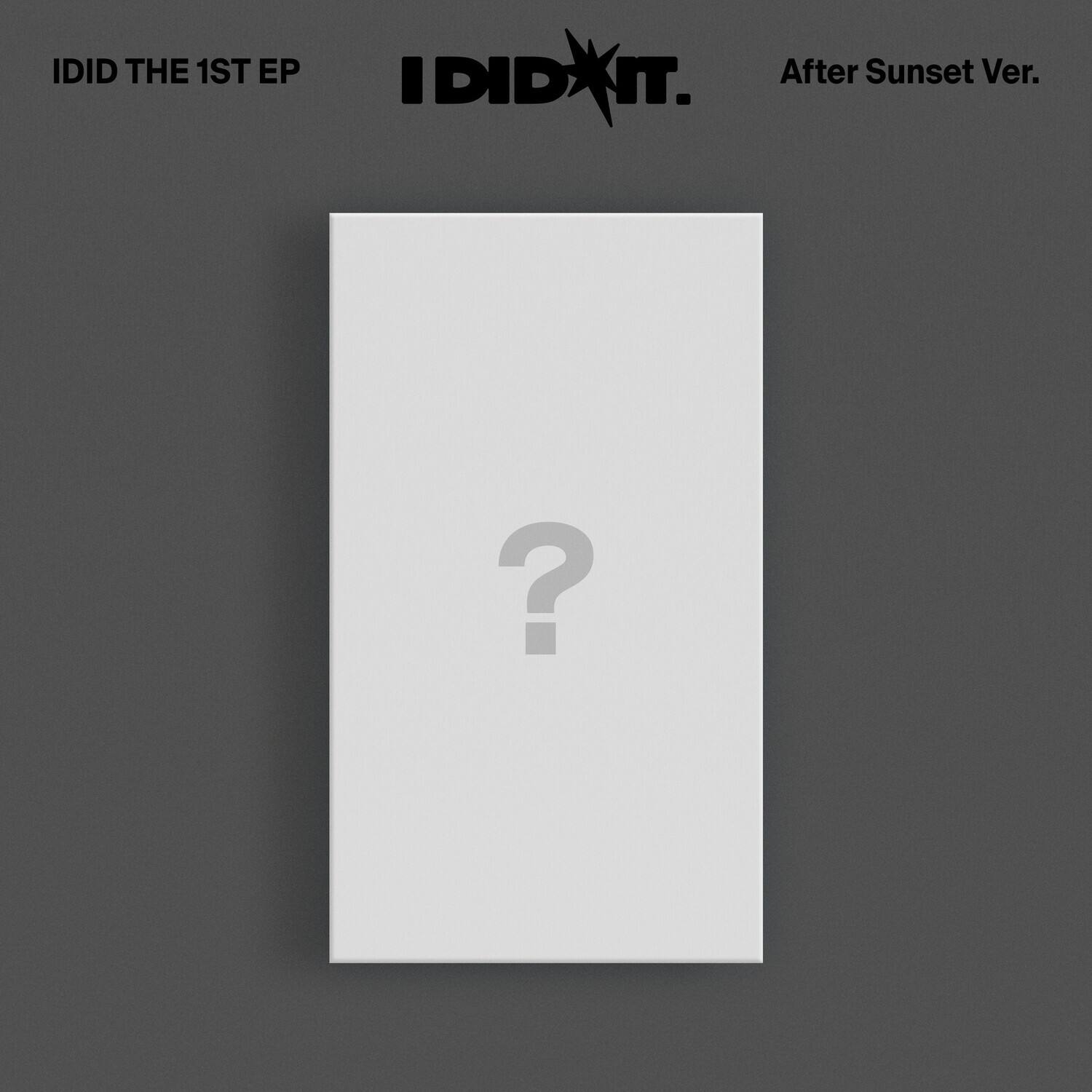 Idid I Did It. (After Sunset Ver.) COMPACT DISCS [CD] - Best Buy