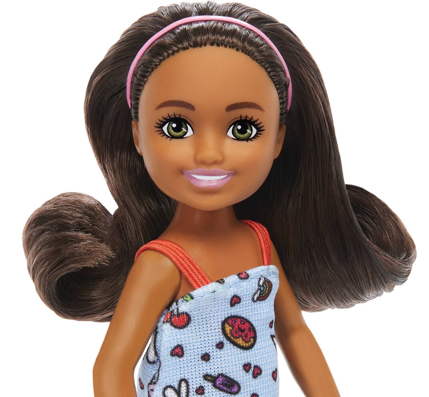 Mattel Barbie Chelsea Friend, Blue Dress & Headband COLLECTIBLES ...