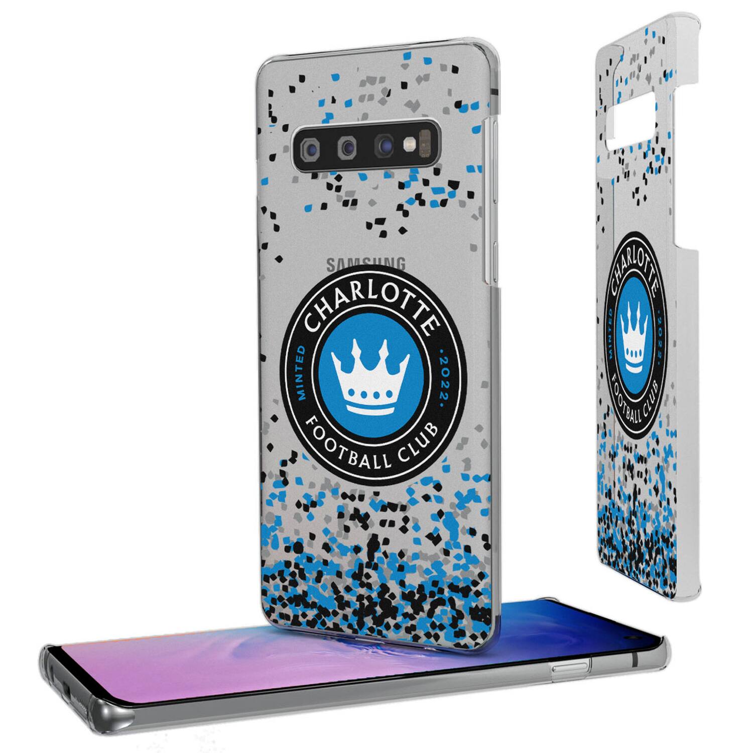 Keyscaper MLS Charlotte FC Galaxy Confetti Clear Case S23 Multicolor ...