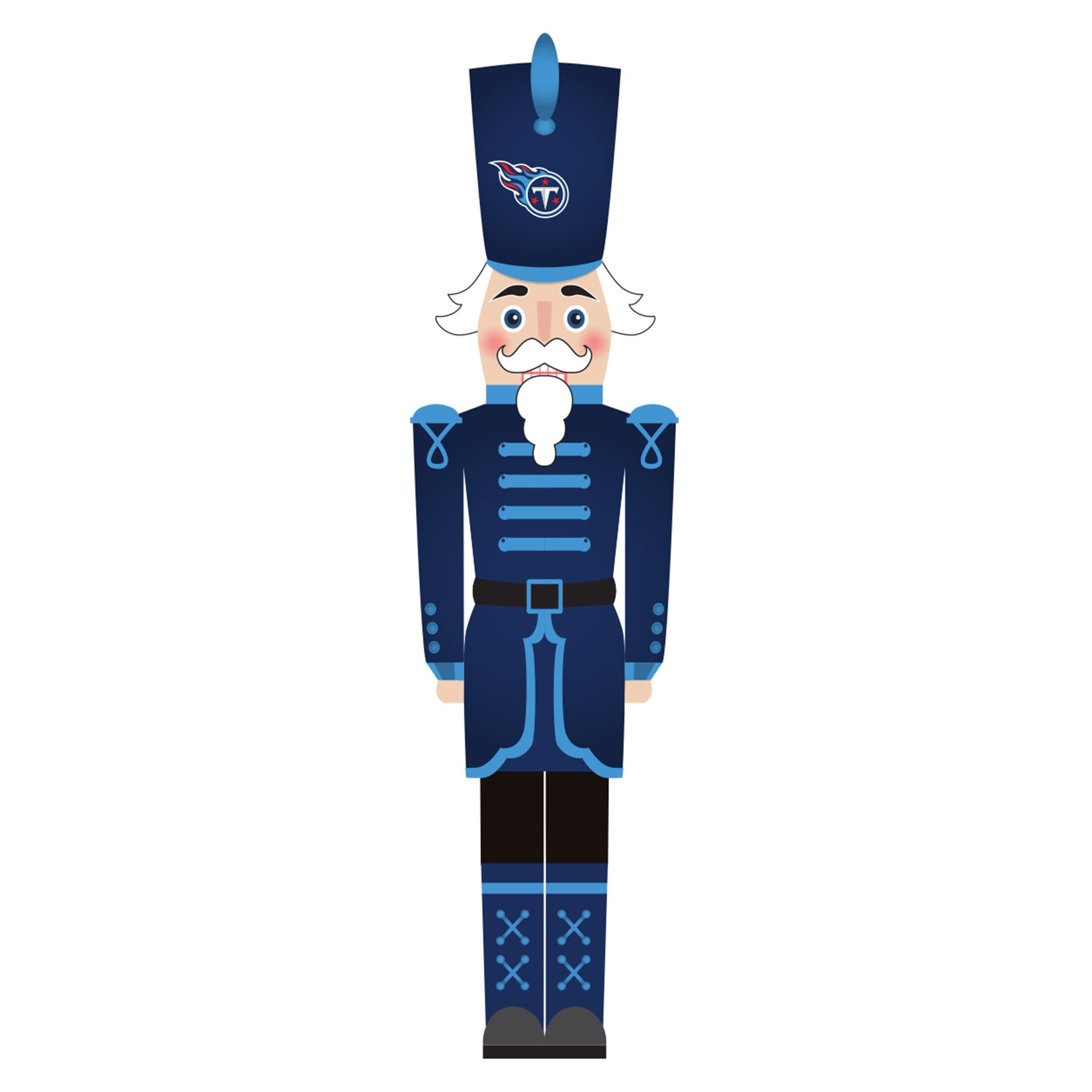 Fan Creations Tennessee Titans 46" Nutcracker Leaner Multicolor ...