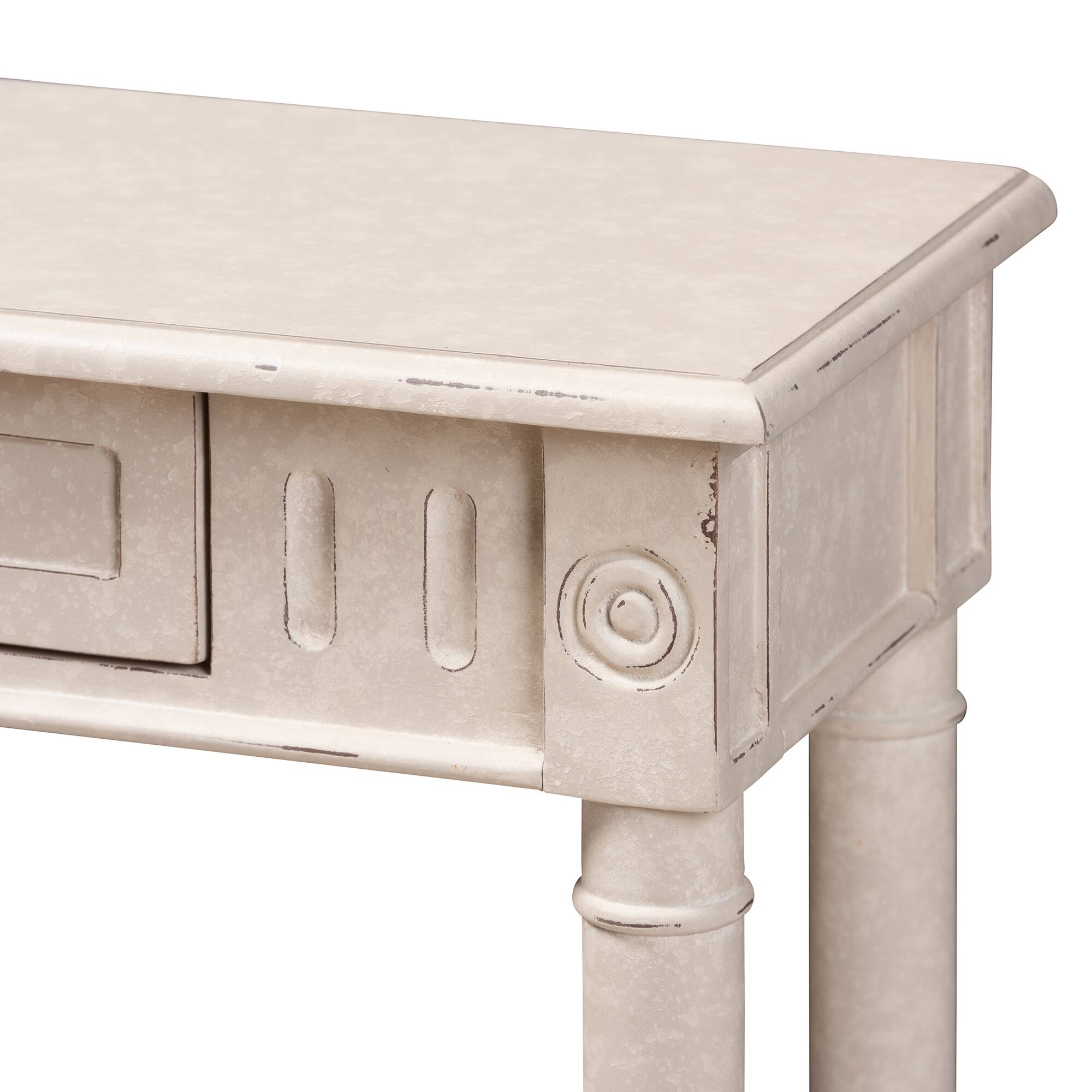 Baxton Studio Ariella Country Cottage Farmhouse 1 Drawer Console Table ...