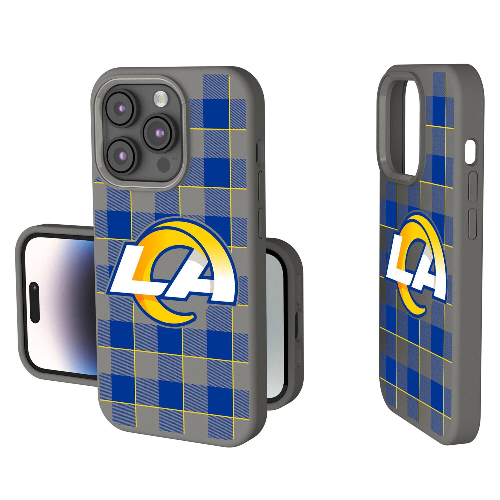 Keyscaper NFL Los Angeles Rams Plaid Soft Touch iPhone Case 14 Plus ...