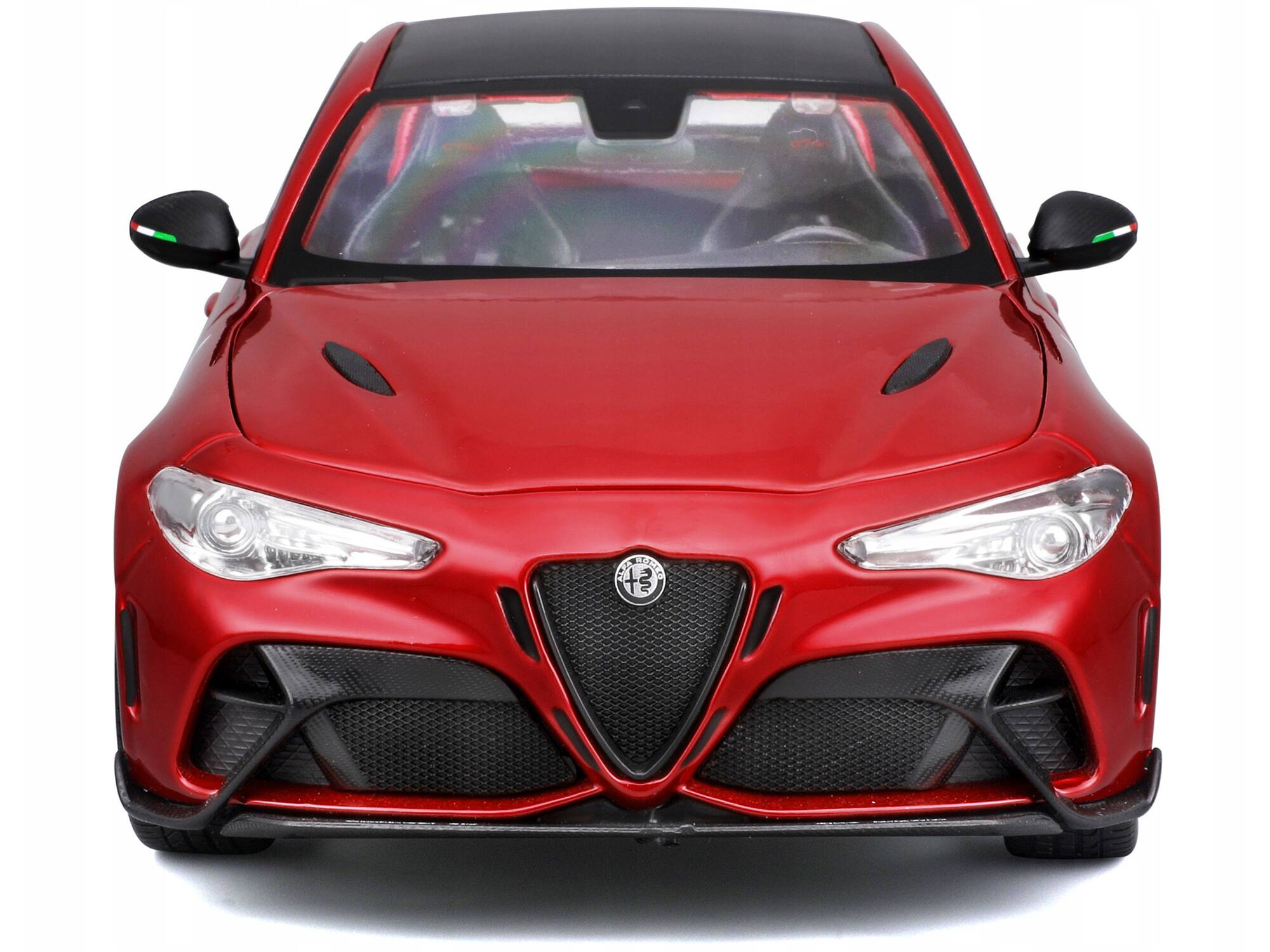 Alfa Romeo Giulia GTAm 1/18 Diecast Model Car by Bburago Red Metallic ...