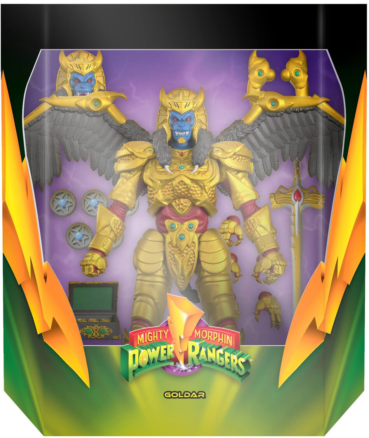 Super7 Mighty Morphin Power Rangers ULTIMATES! Wave 1 Goldar ...