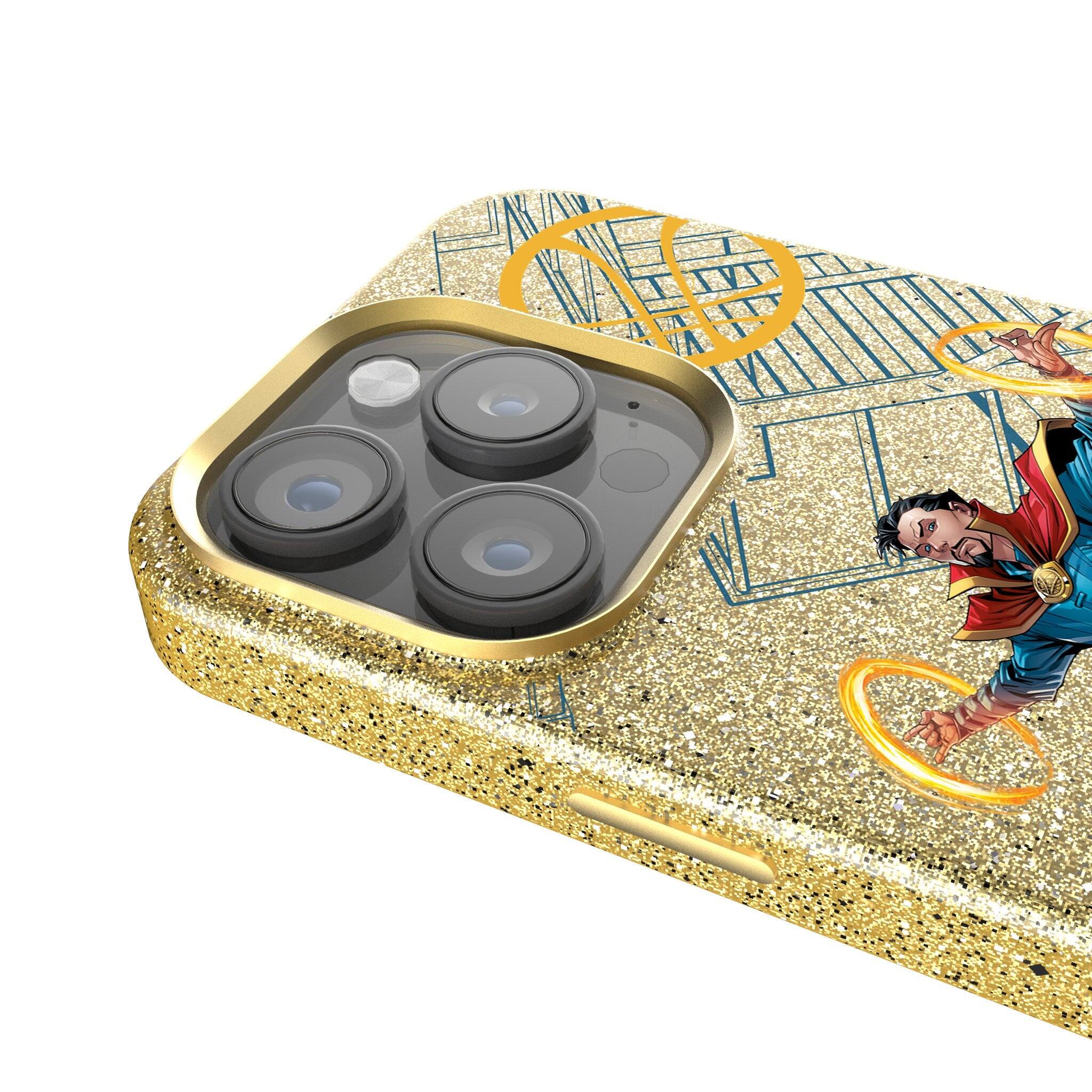 Keyscaper Marvel MechLine Gold Bling Phone Case Apple iPhone 16 Plus ...