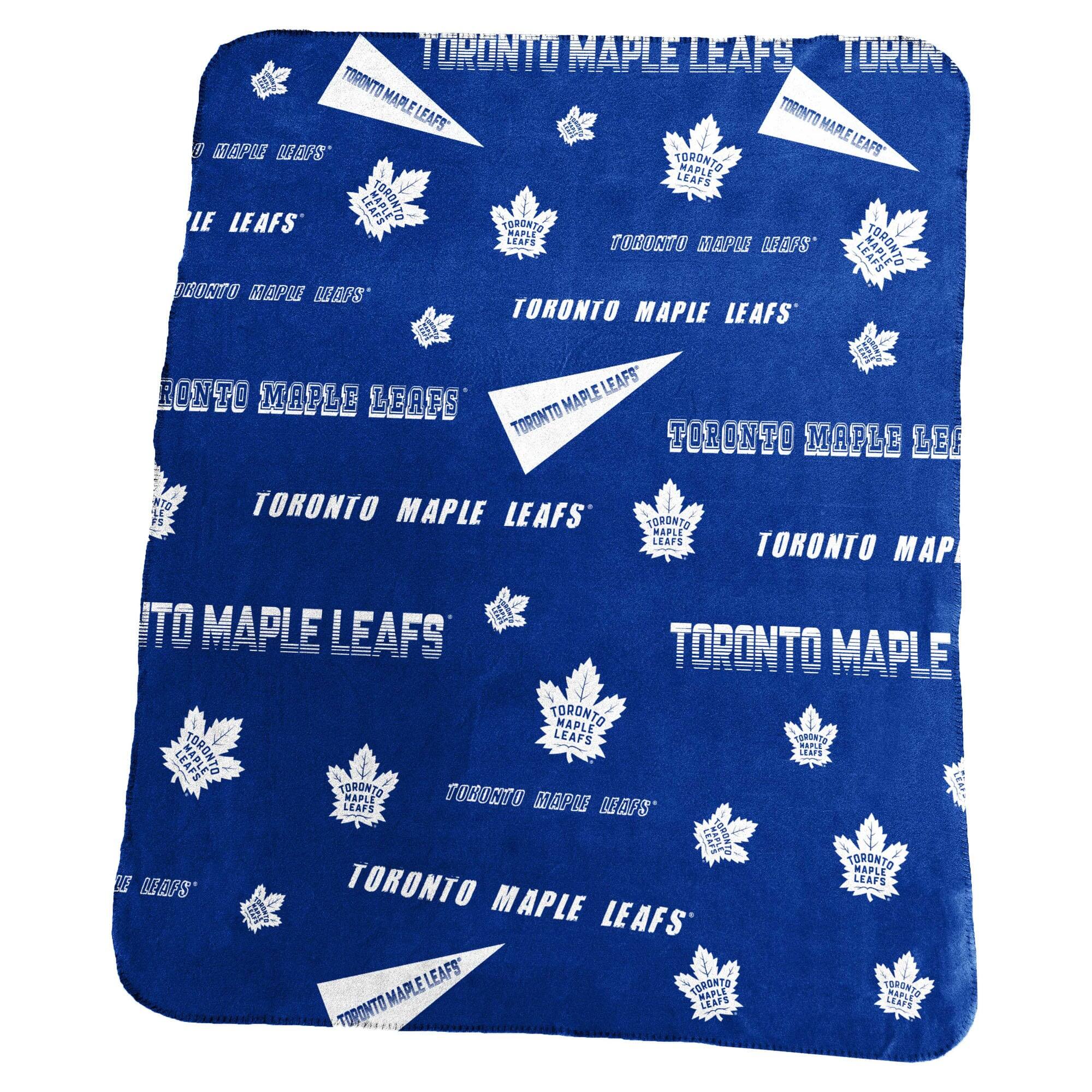 Logo Brands Toronto Maple Leafs 50" x 60" Classic Fleece Blanket ...