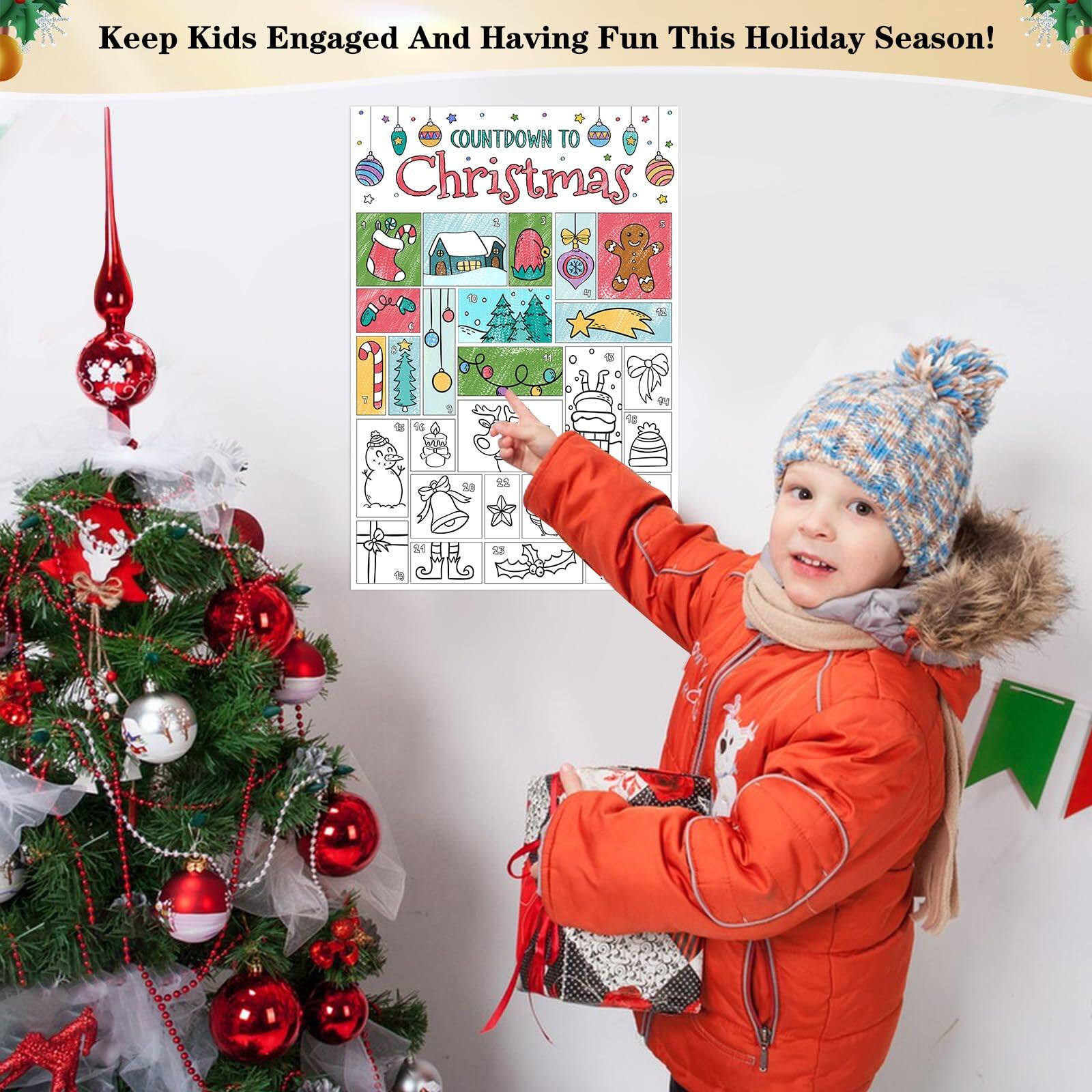 Paradigms Interiors Countdown To Christmas Poster For Kids christmas ...