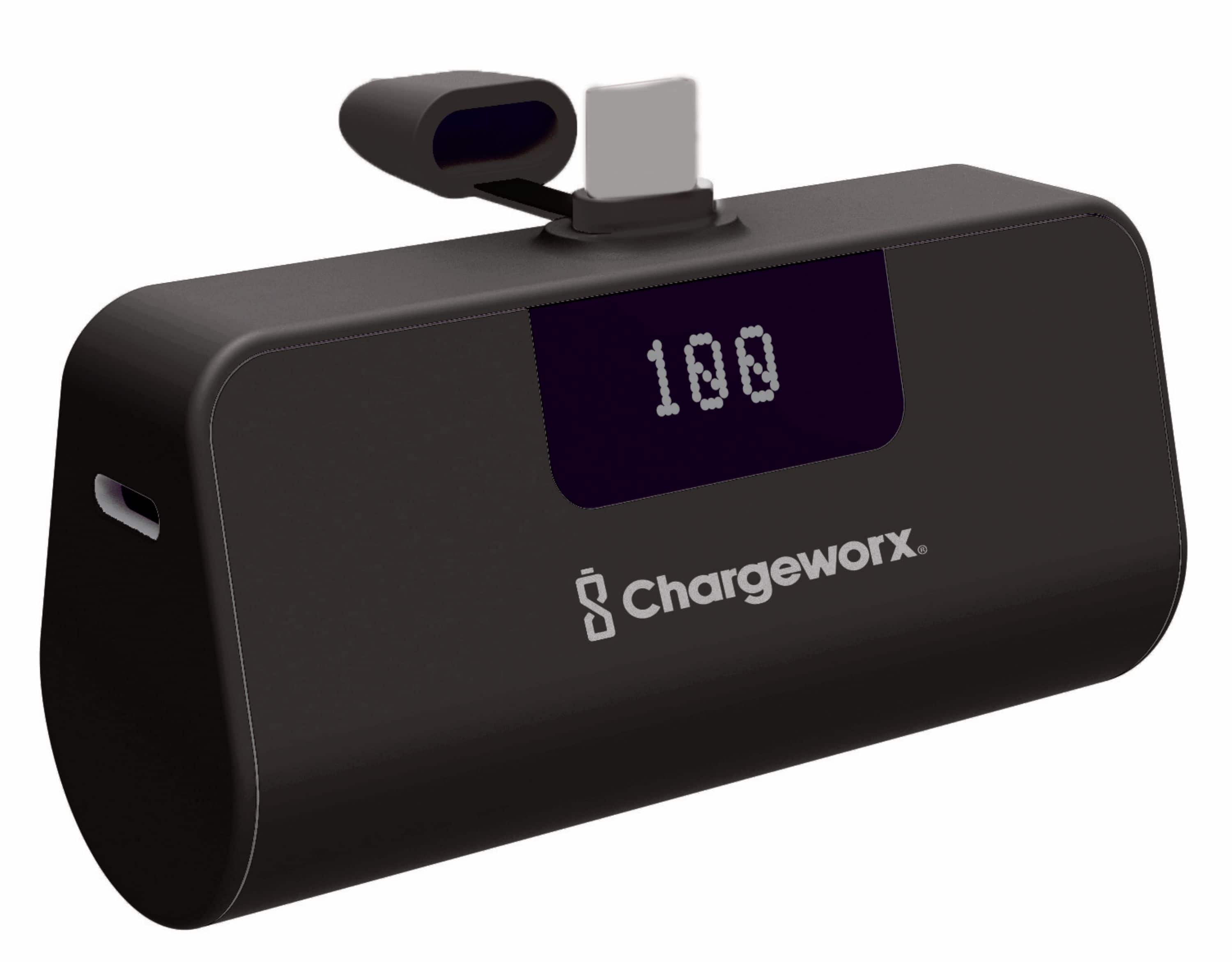 ChargeWorx 5000 mAh USB-C Mini Capsule - Black CHA-CX6896BK - buy power ...