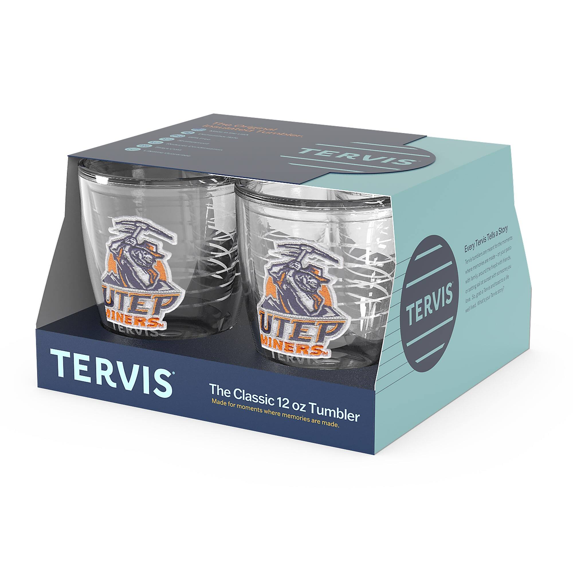 Tervis UTEP Miners 4 Pack 12oz. Emblem Tumbler Set Multicolor 200797967 ...
