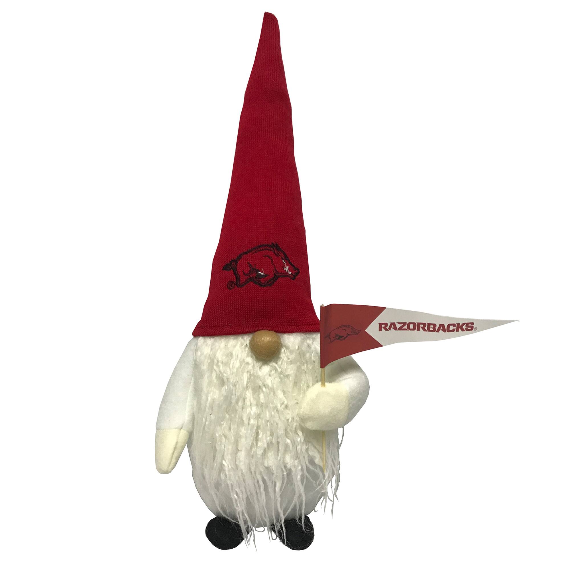 Santa's Workshop Cardinal Arkansas Razorbacks 12'' Gnome Red 4545189 ...
