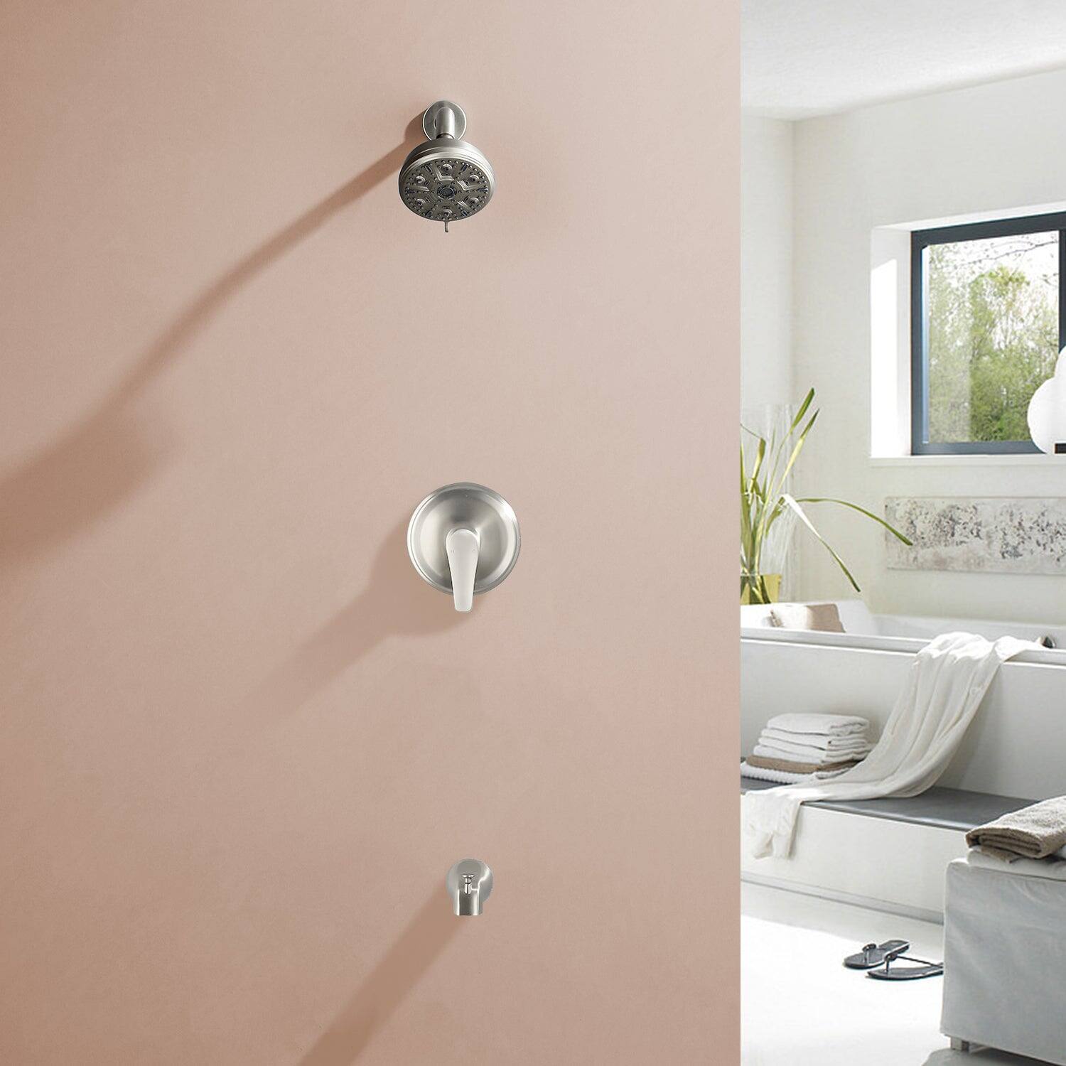 Boyel Living Ten Function Shower Set with Rain Shower Handheld Shower ...
