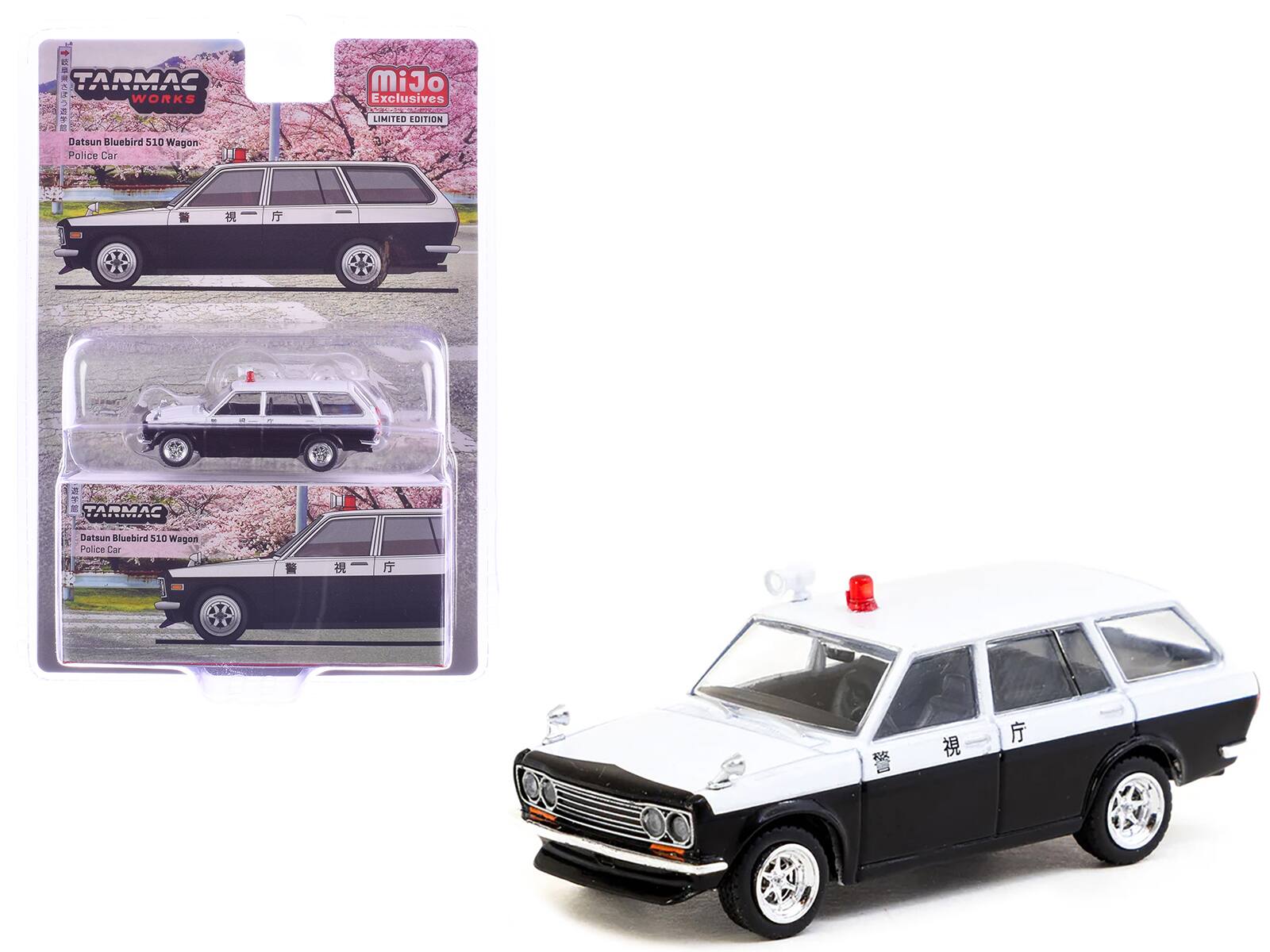Datsun Bluebird 510 Wagon "Japan Police Car" "Global64" Series 1/64 ...