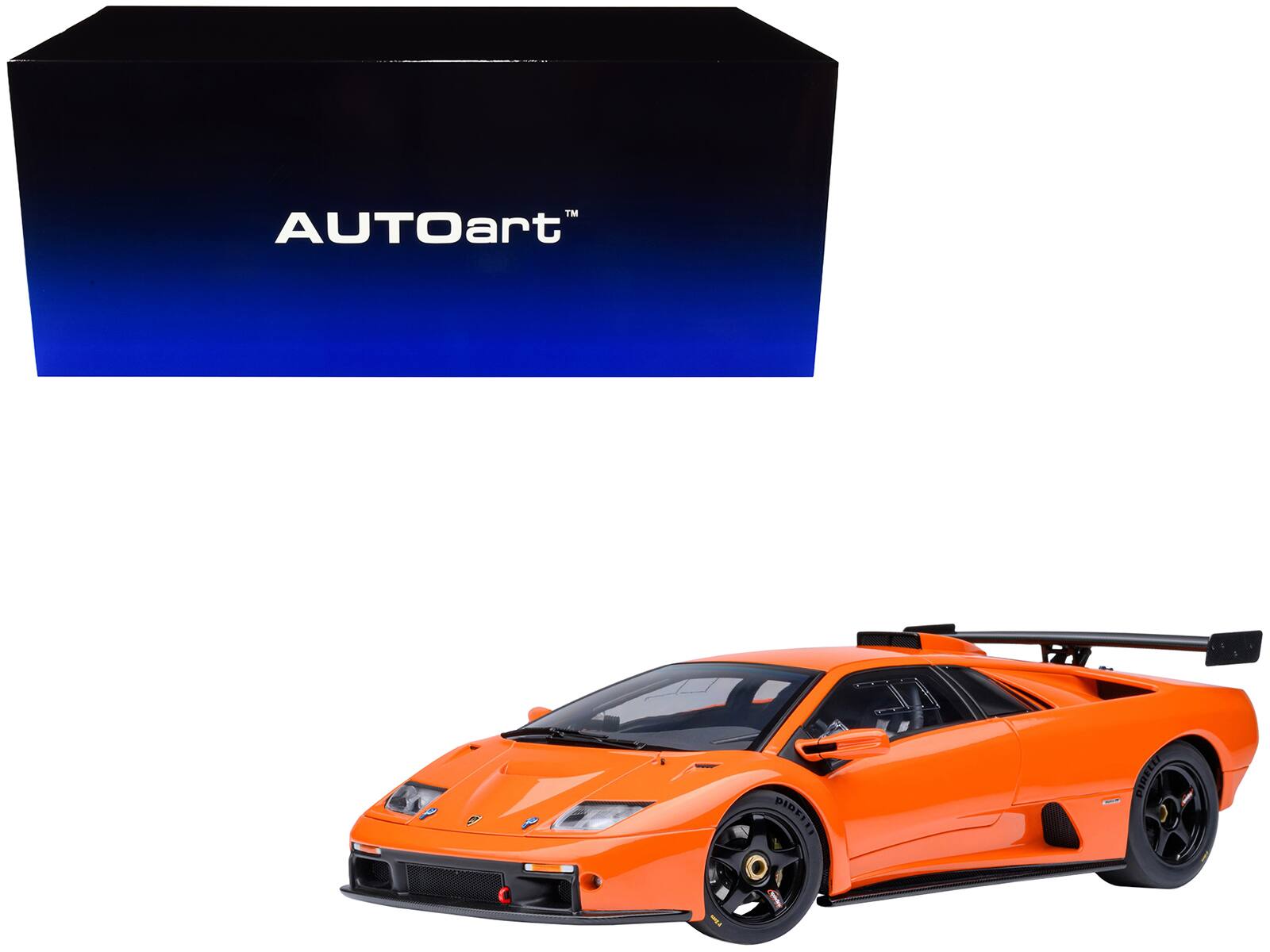 Lamborghini Diablo GTR Arancio Ishtar 1/18 Model Car by Autoart Orange ...