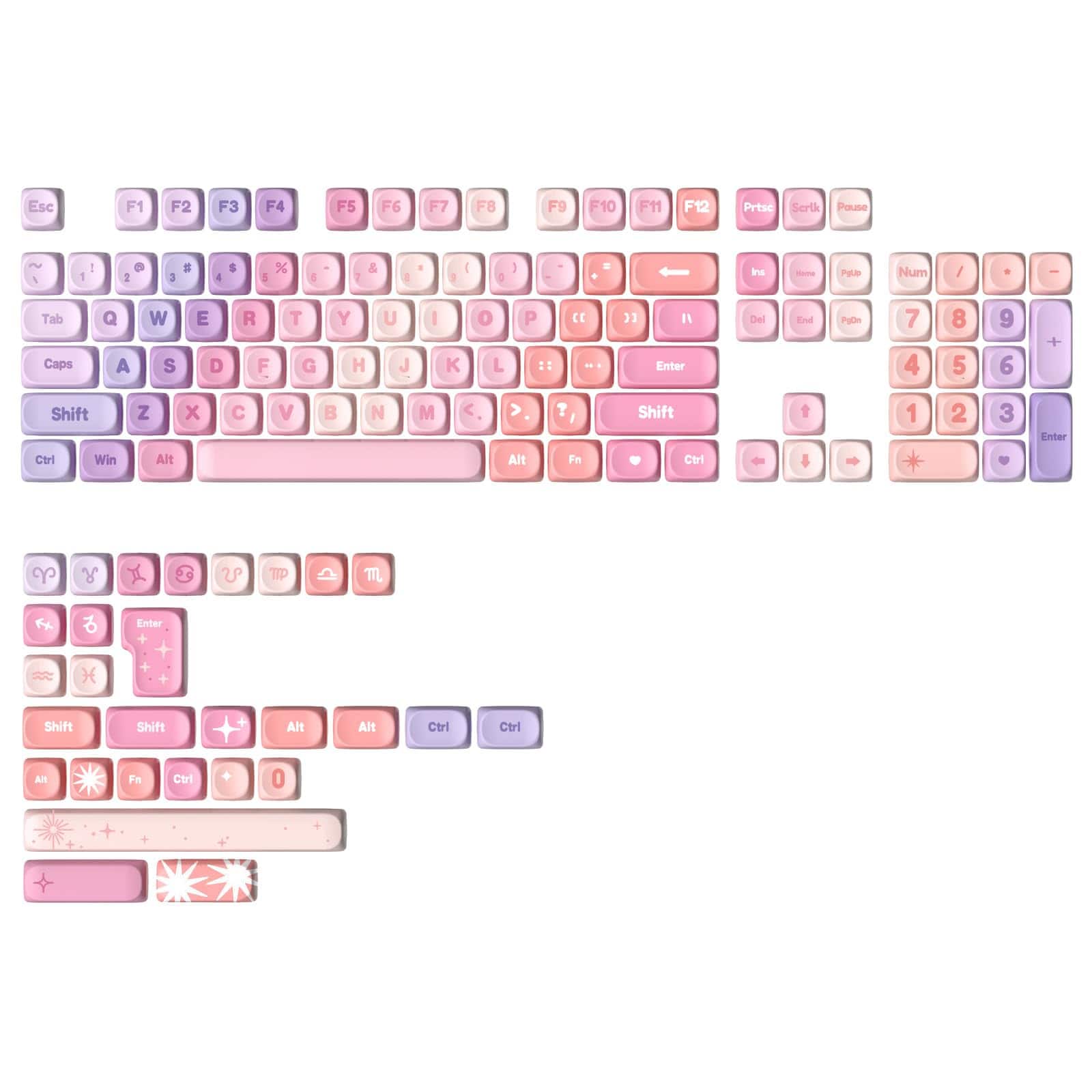 Cedar Assembly - Moa Keycaps Dye-sublimation Pbt Custom Keycap Set For ...