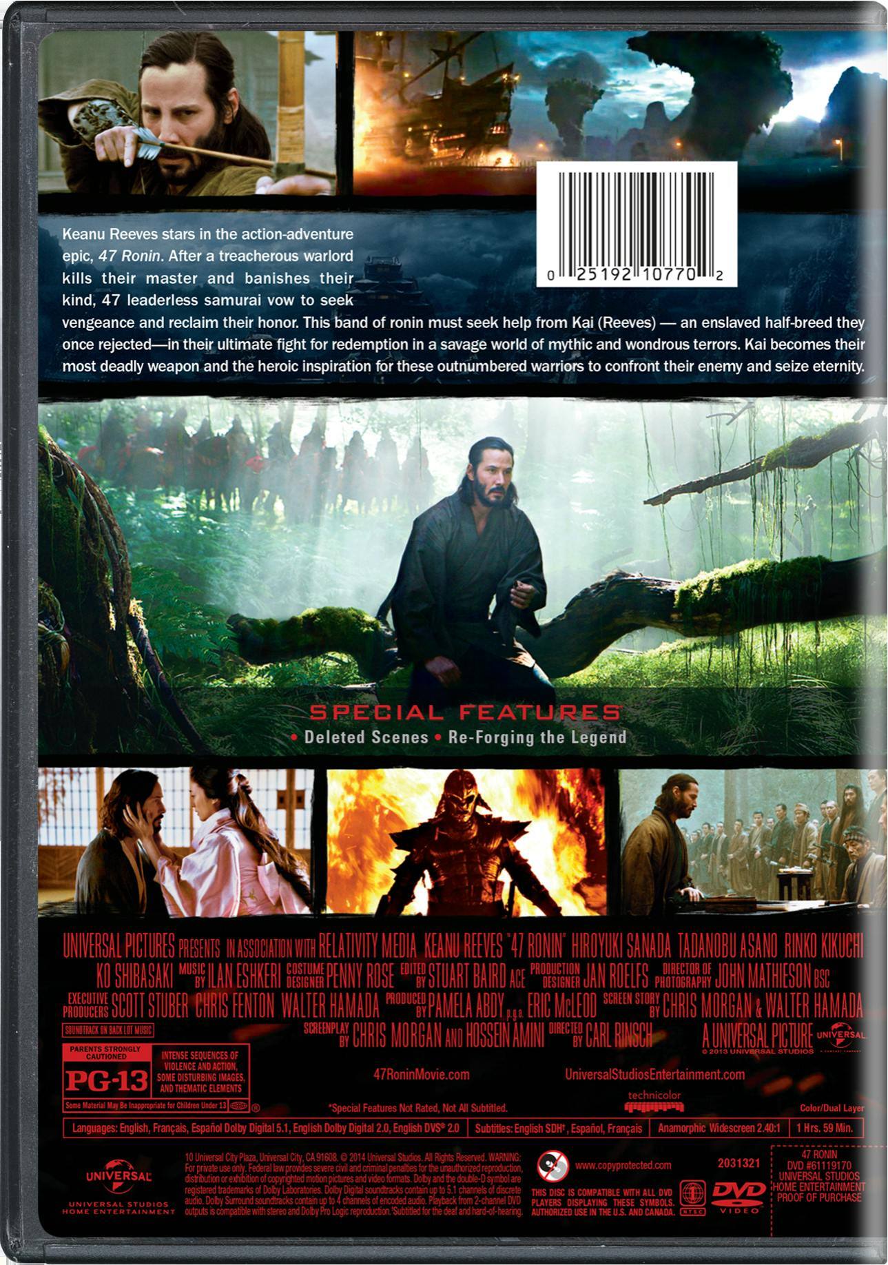 47 Ronin [DVD] [Standard] - Best Buy