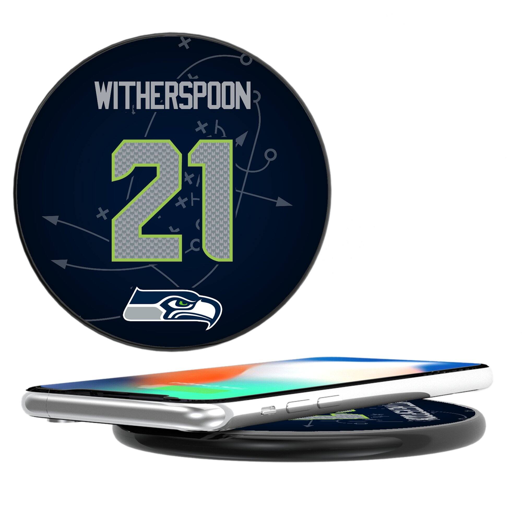 Keyscaper Devon Witherspoon Black Seattle Seahawks Wireless Charging ...