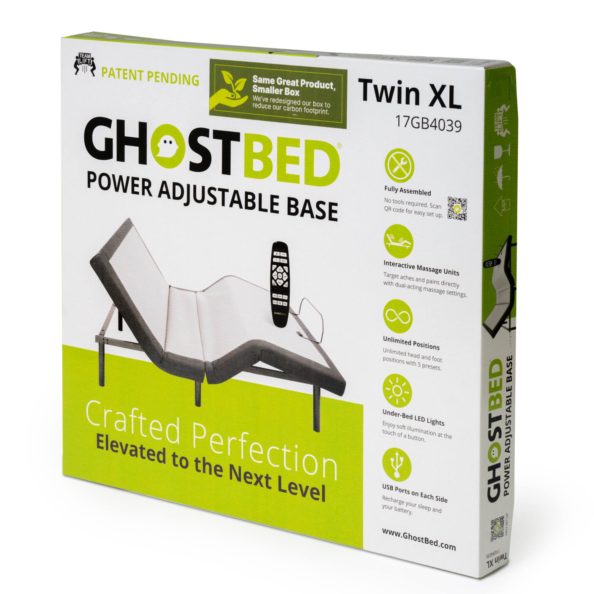 Ghostbed Adjustable Base Twin XL Black 17GB4039 - Best Buy