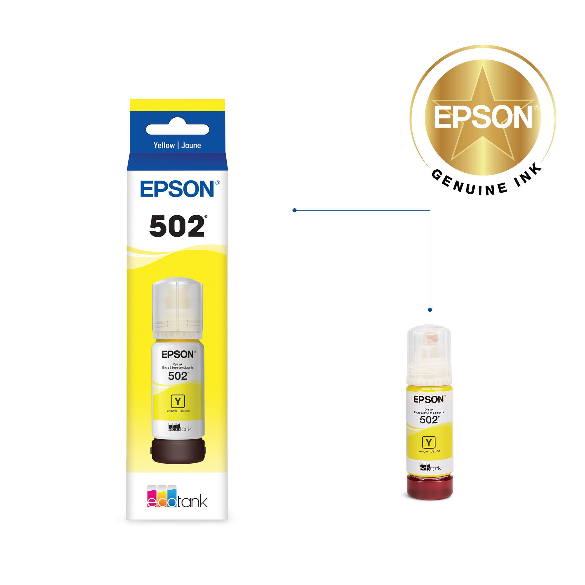 Customer Reviews: Epson EcoTank 502 Ink Bottle Yellow T502420-S - Best Buy