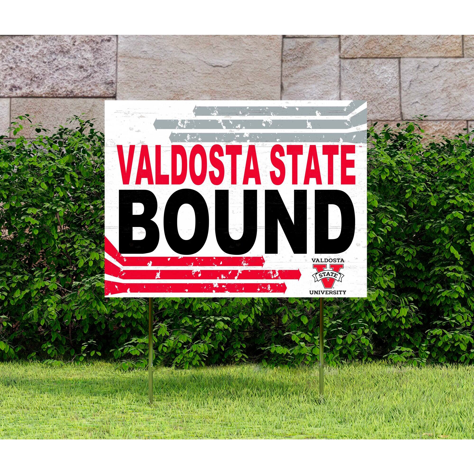 Jardine Valdosta State Blazers 18" x 24" Bound Yard Sign White ...