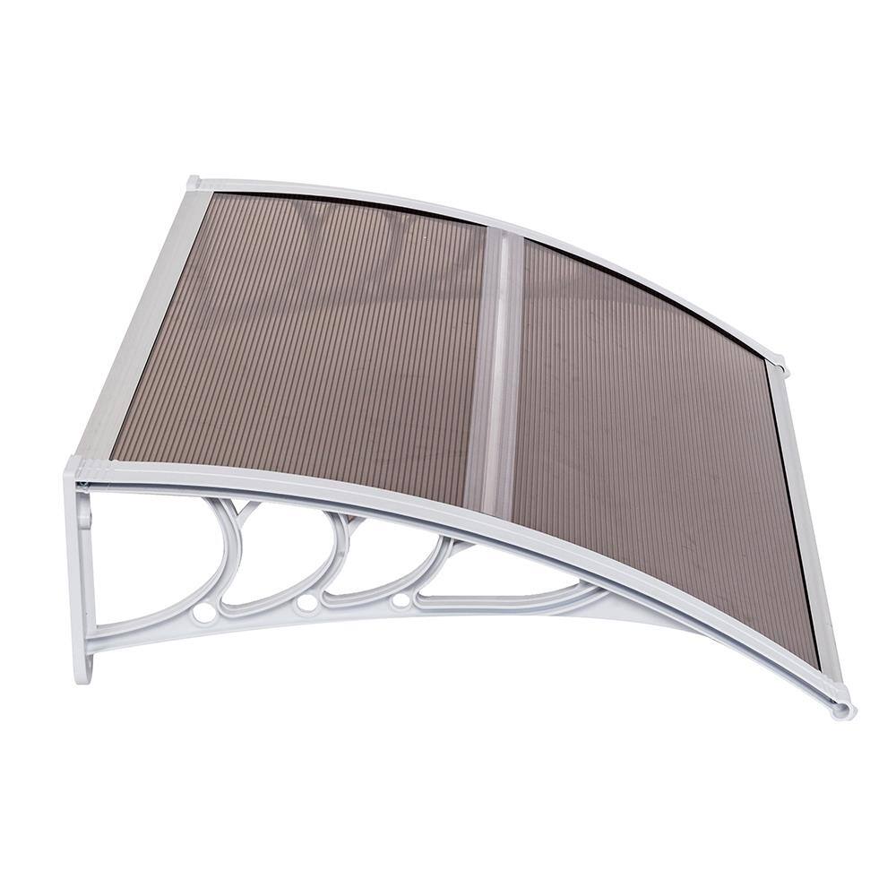 Winado 40"x 32" Window Awning Canopy, Polycarbonate Front Door Patio ...