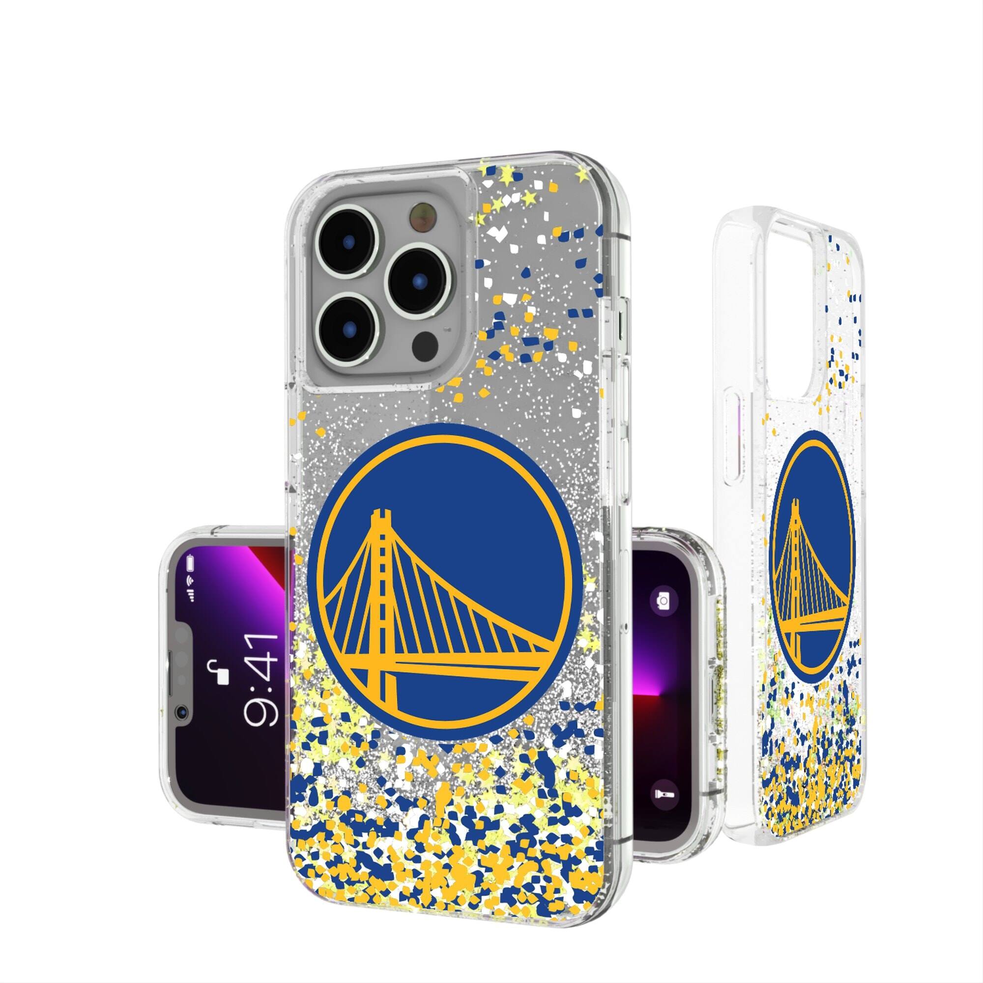Keyscaper NBA Golden State Warriors iPhone Glitter Case with Confetti ...