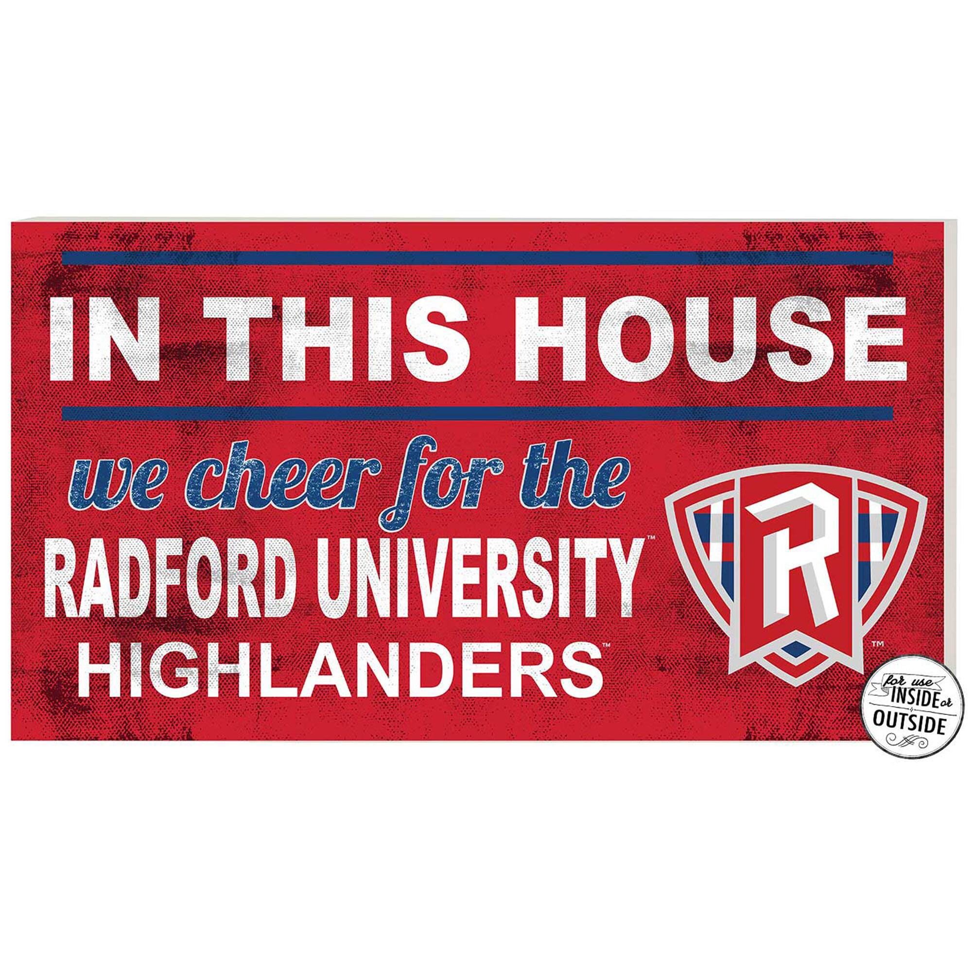 Jardine Radford Highlanders 11" x 20" Indoor/Outdoor In This House Sign ...