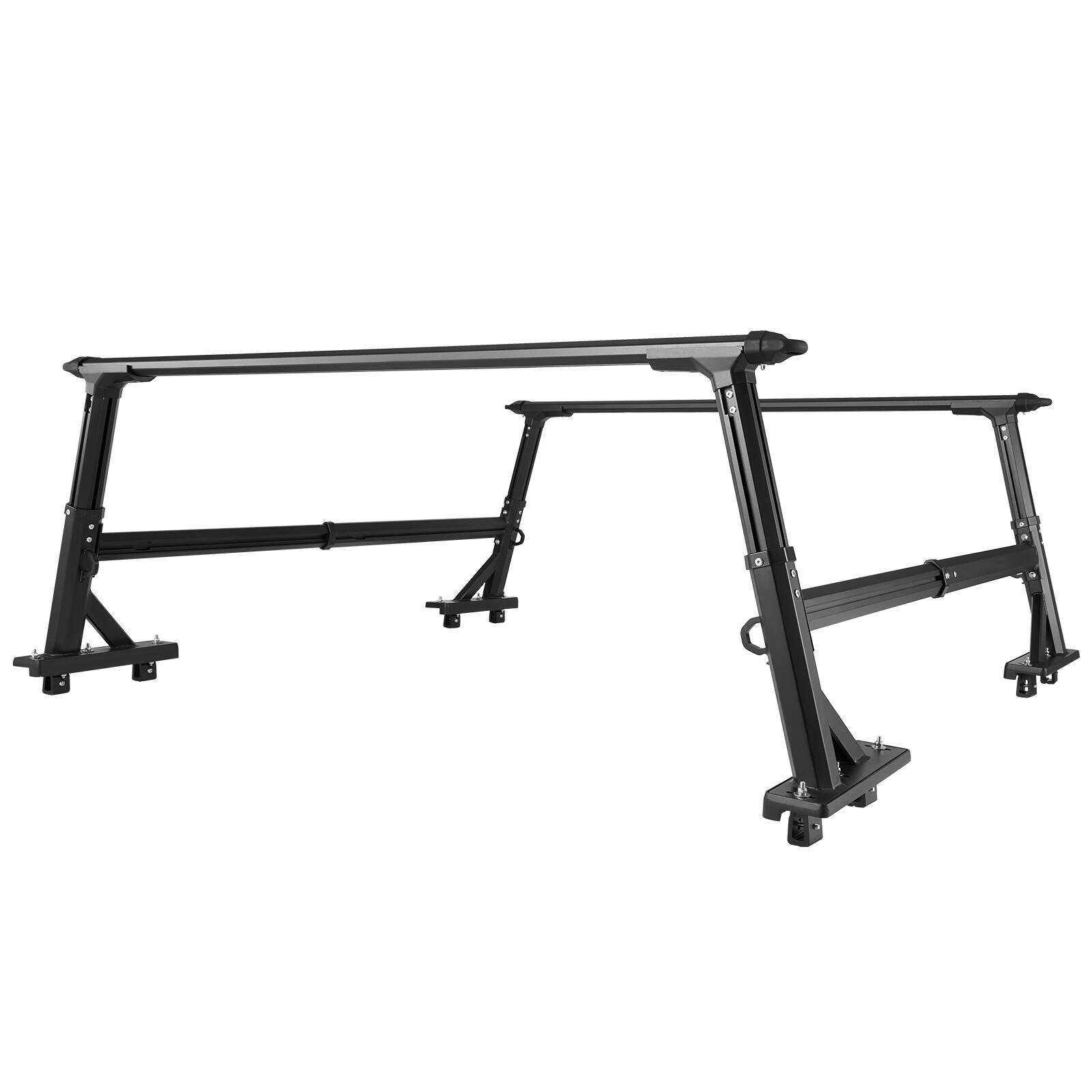 VEVOR Truck Ladder Rack, 21 31.5 in Height, Adjustable Non Drilling ...
