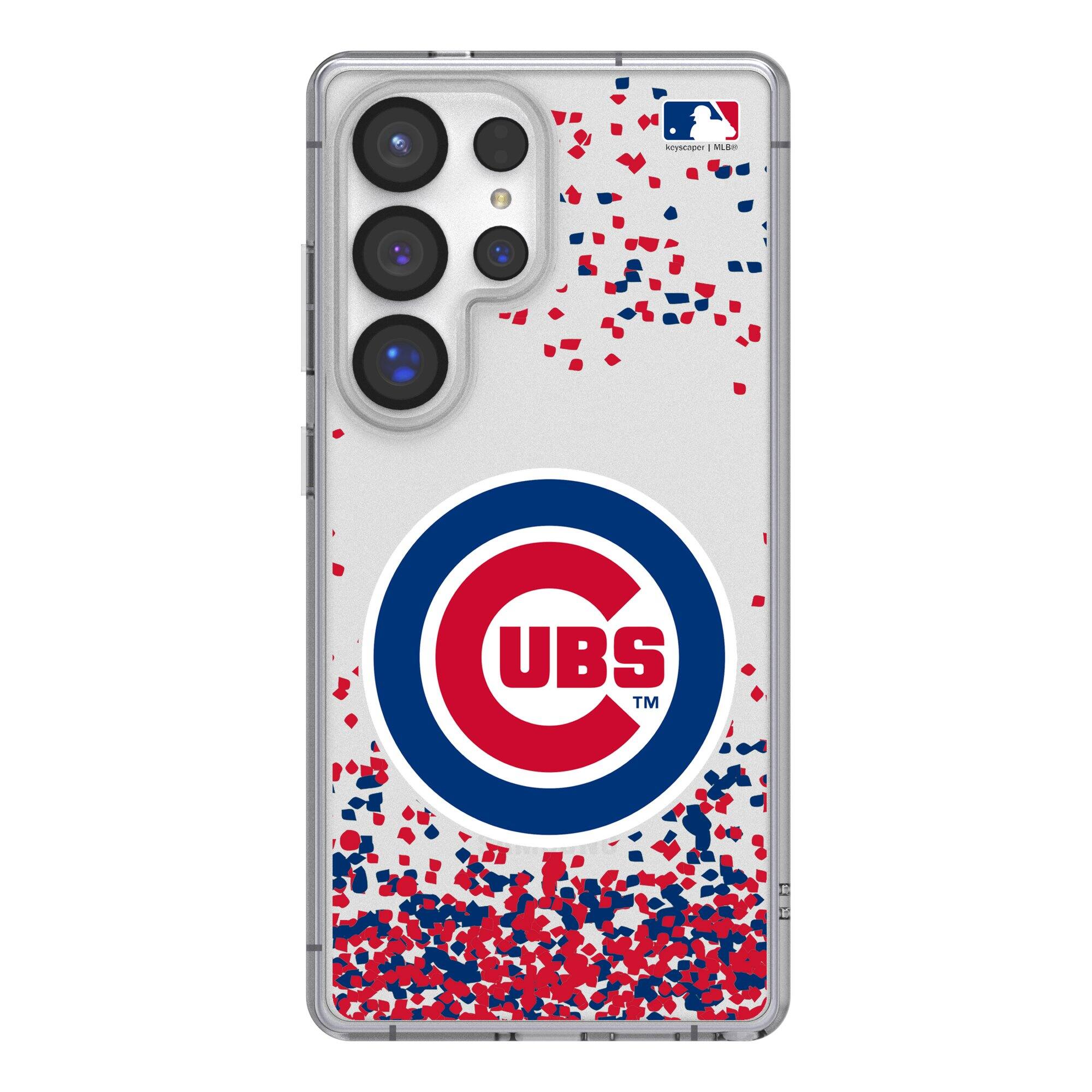 Keyscaper MLB Chicago Cubs Galaxy S8 Confetti Design Clear Case S23 ...