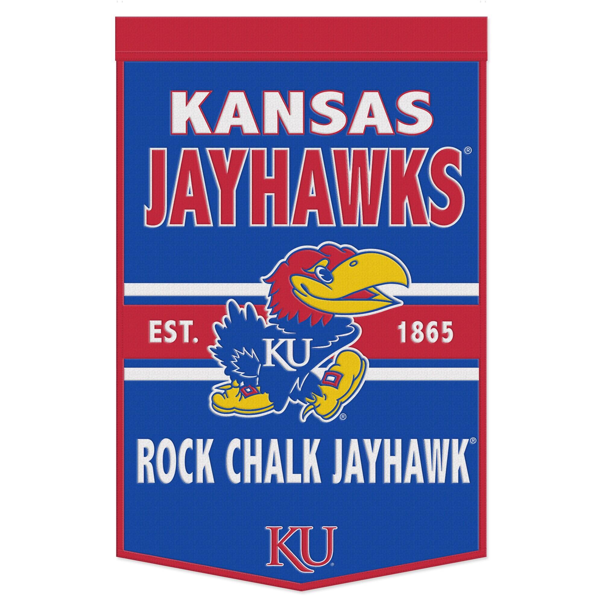 WinCraft Kansas Jayhawks 24" x 38" Primary Logo Banner Multicolor ...